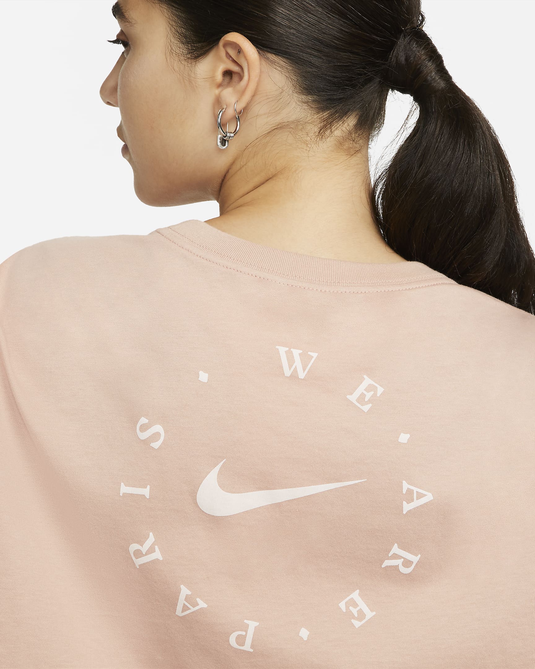 Paris Saint-Germain Women's Cropped Football T-Shirt. Nike UK