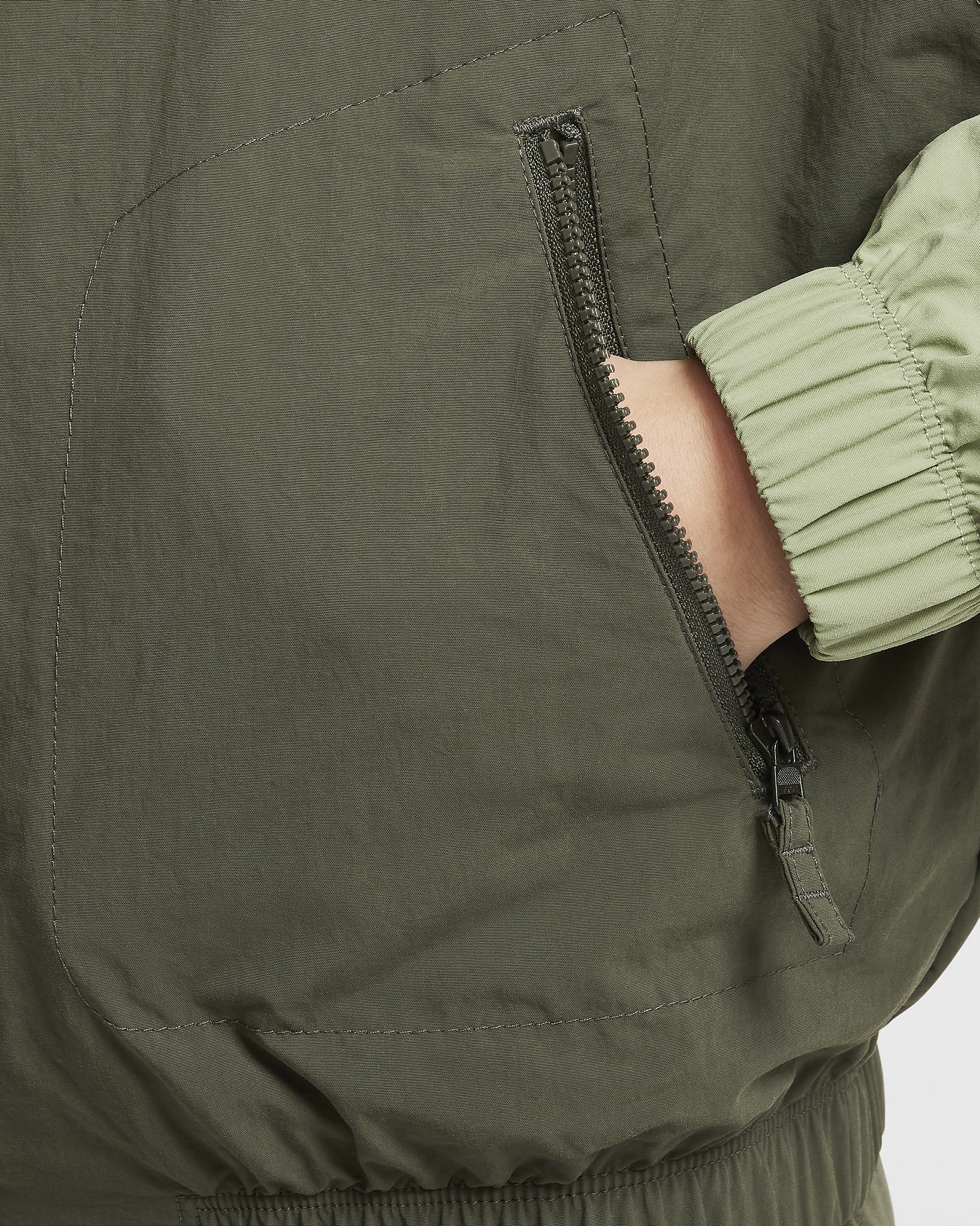 Nike Sportswear Amplify Older Kids' Woven Full-Zip Jacket. Nike ID