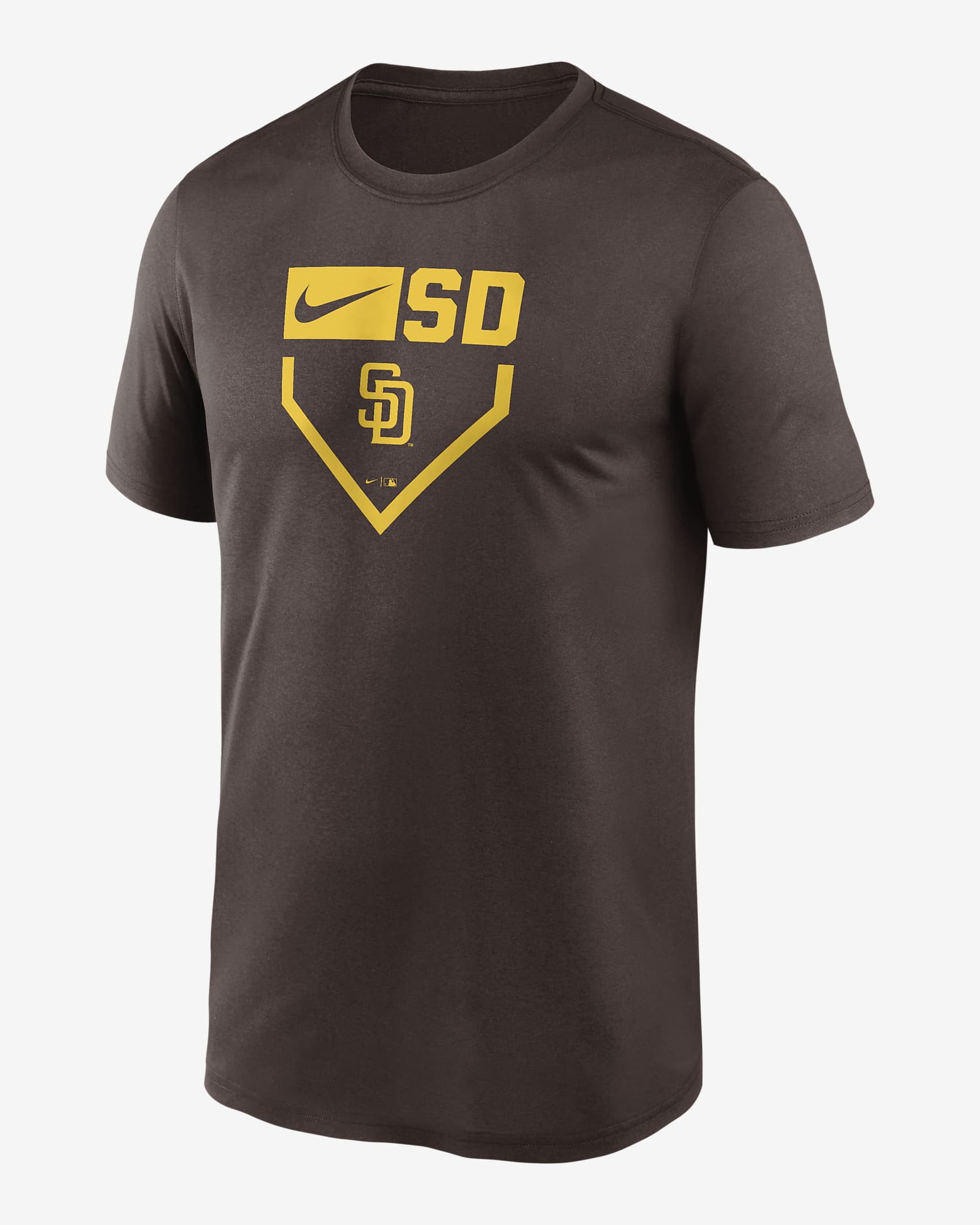 San Diego Padres Home Plate Icon Legend Men's Nike Dri-FIT MLB T-Shirt ...