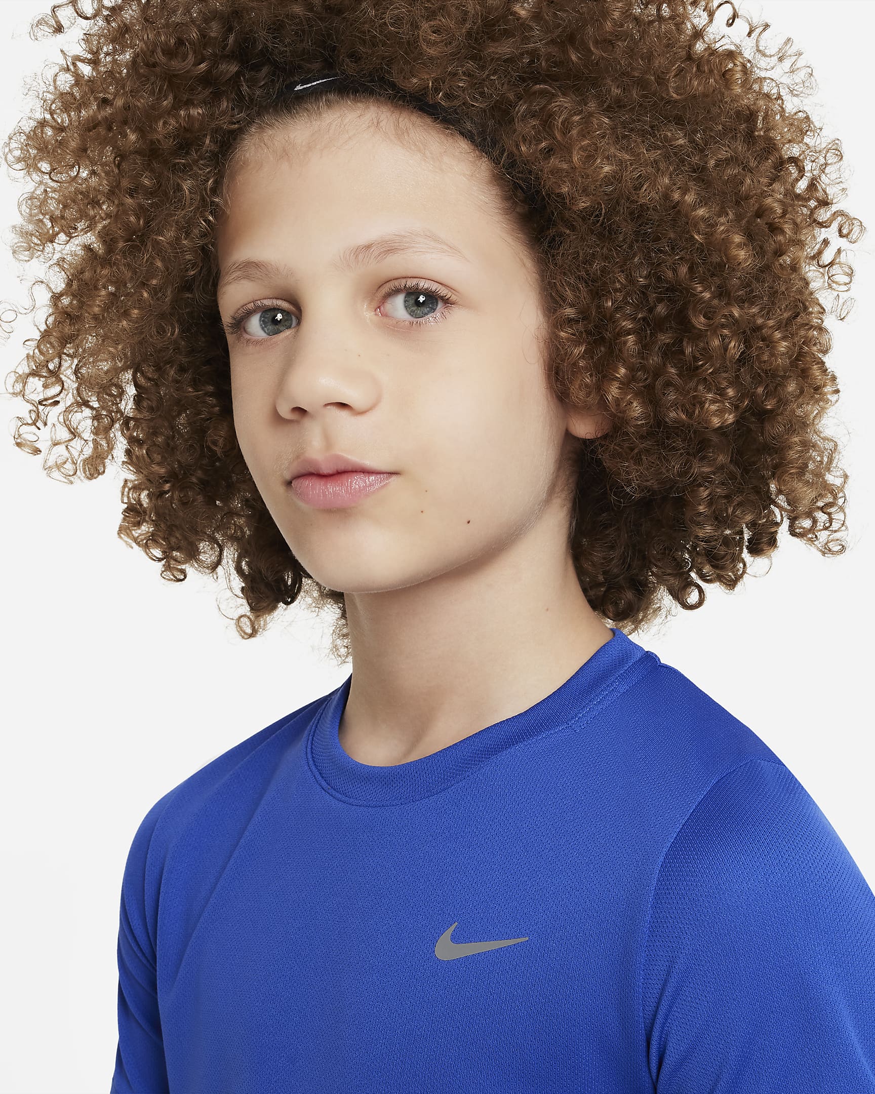 Haut de training à manches courtes Nike Dri-FIT Miler pour ado (garçon ...