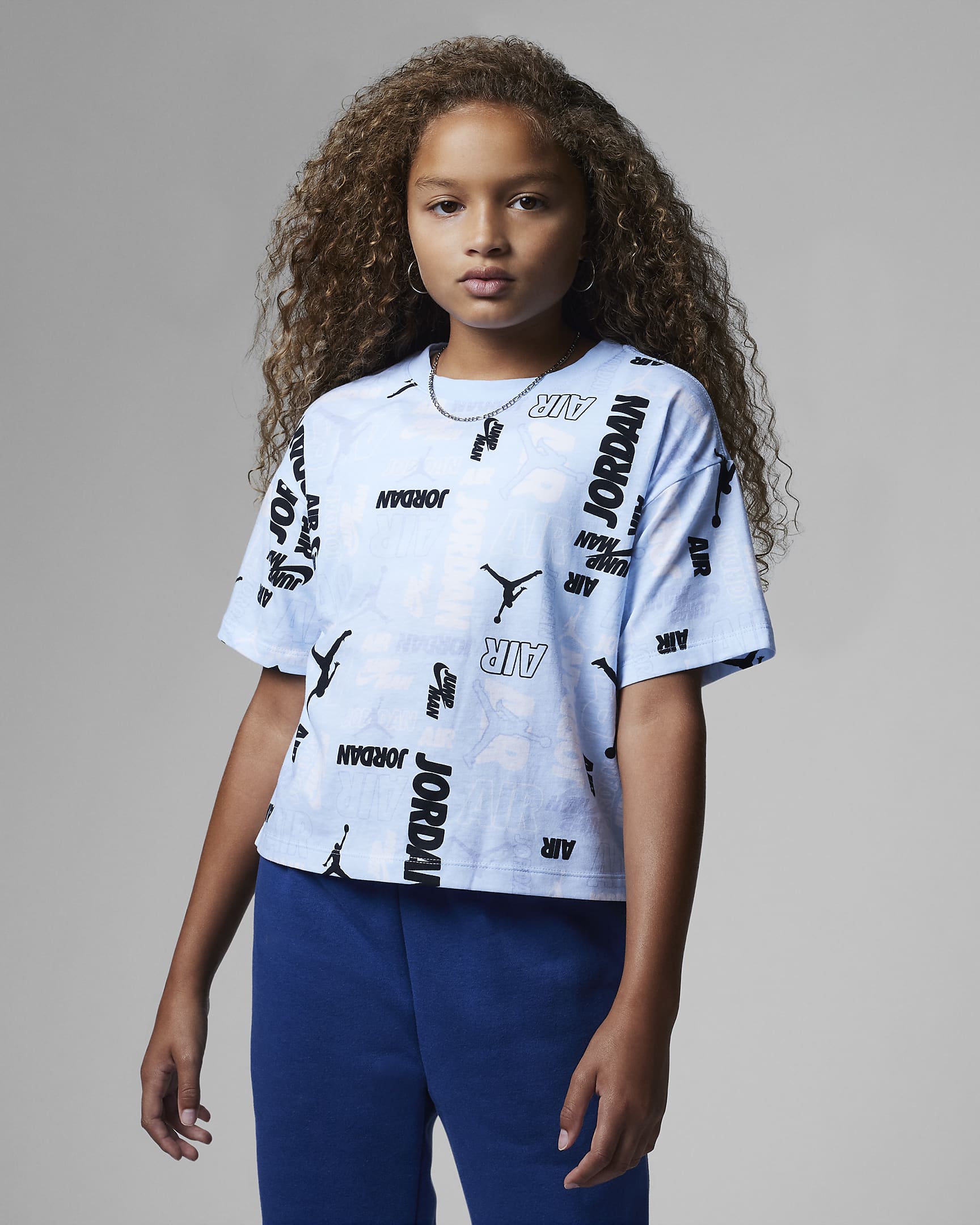 Jordan Cool Stack Printed Tee Big Kids' T-Shirt. Nike.com