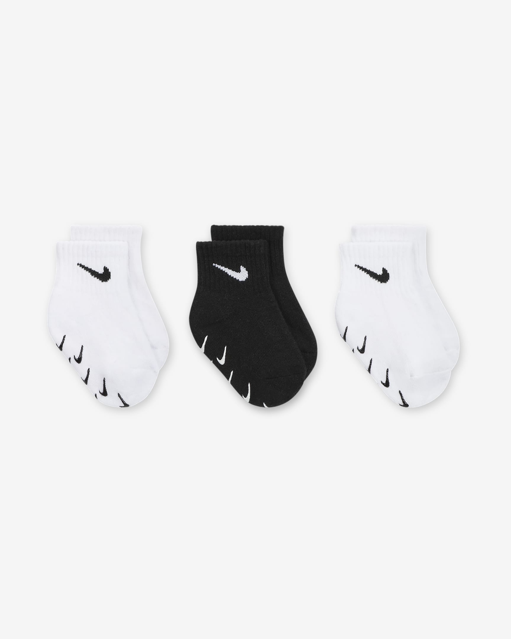 Nike Baby/Toddler Gripper Ankle Socks (3 Pairs). Nike.com