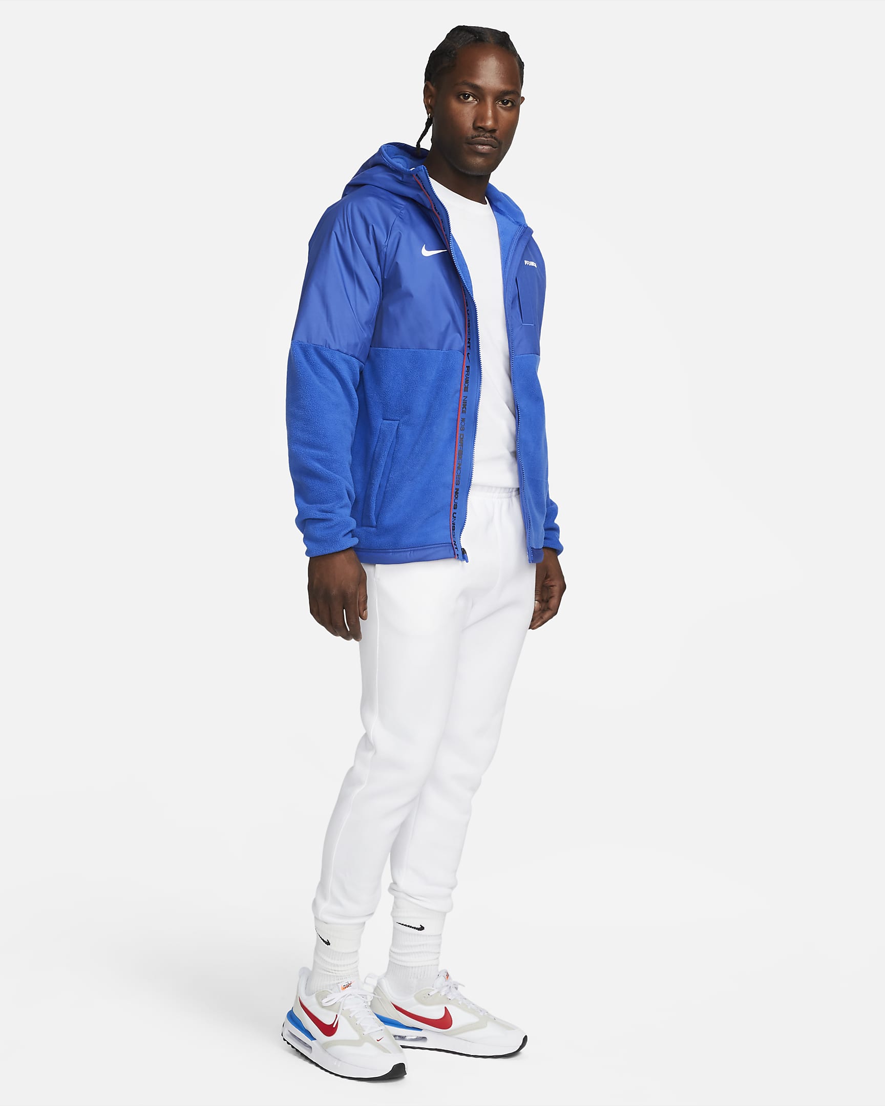 FFF AWF Men's Winterized Full-Zip Football Jacket. Nike LU