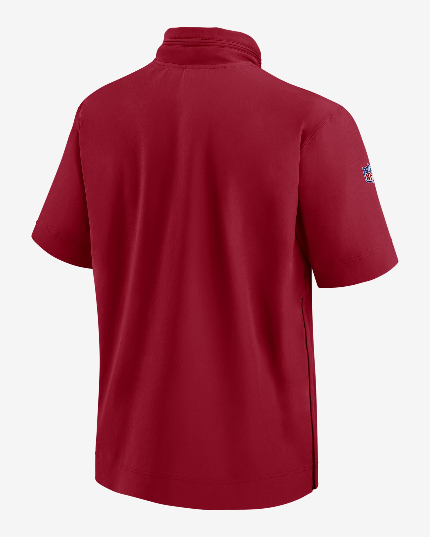 Tampa Bay Buccaneers Sideline Coach Men's Nike NFL 1/2-Zip Short-Sleeve ...