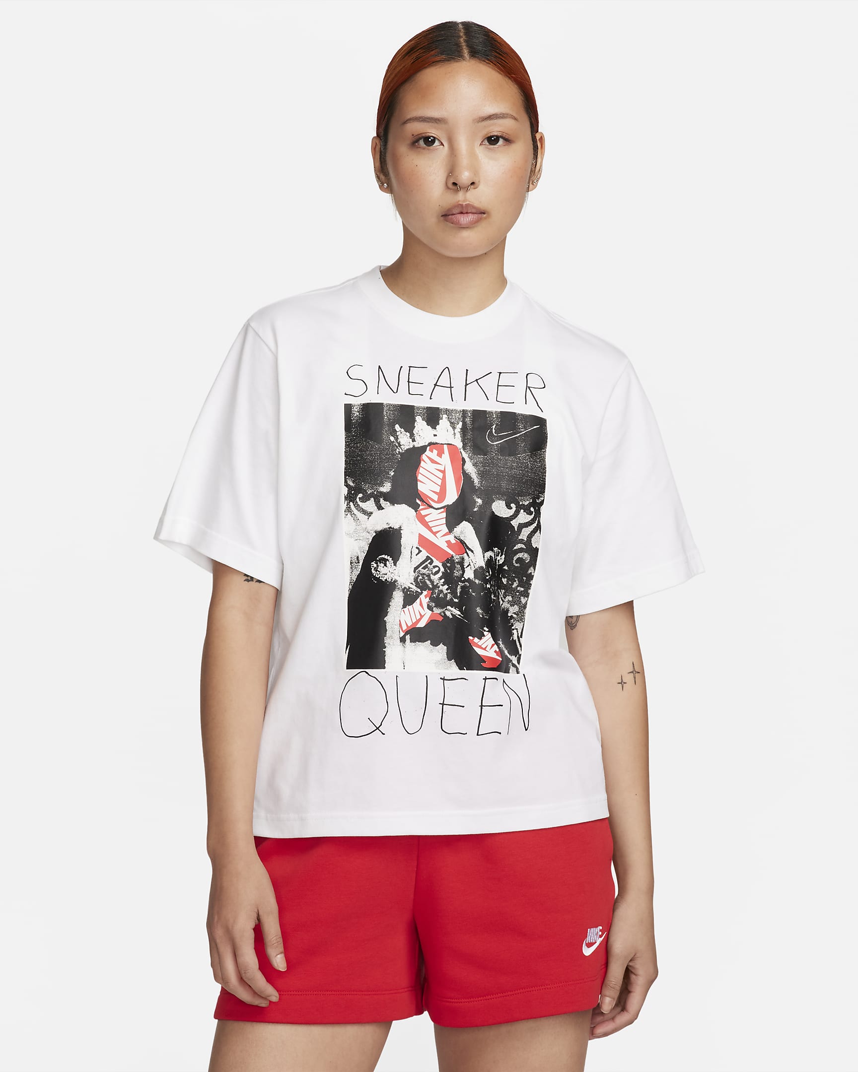Nike Sportswear Womens Boxy T Shirt Nike Vn