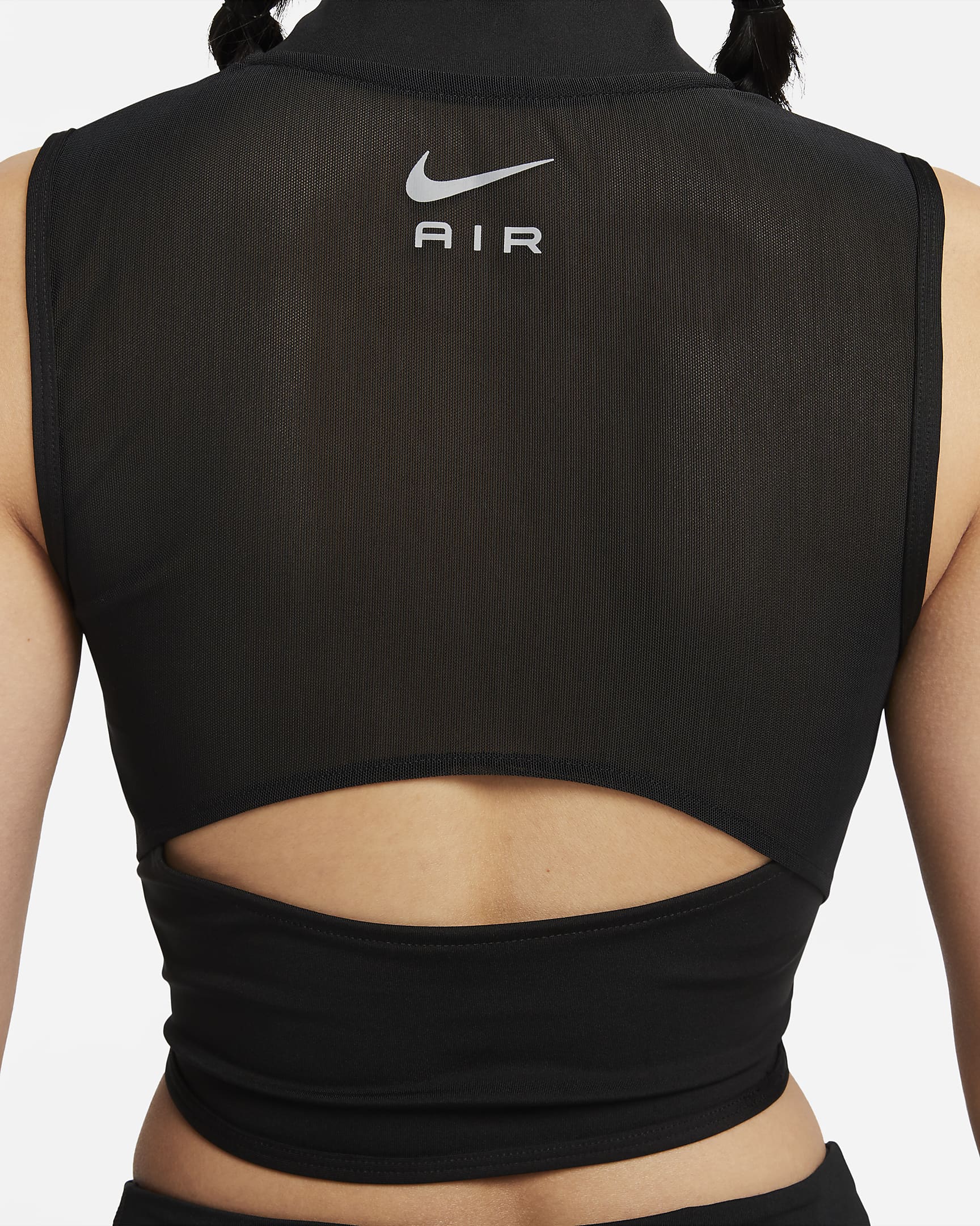 Nike Air Dri-FIT Women's 1/4-Zip Running Crop Top. Nike IN