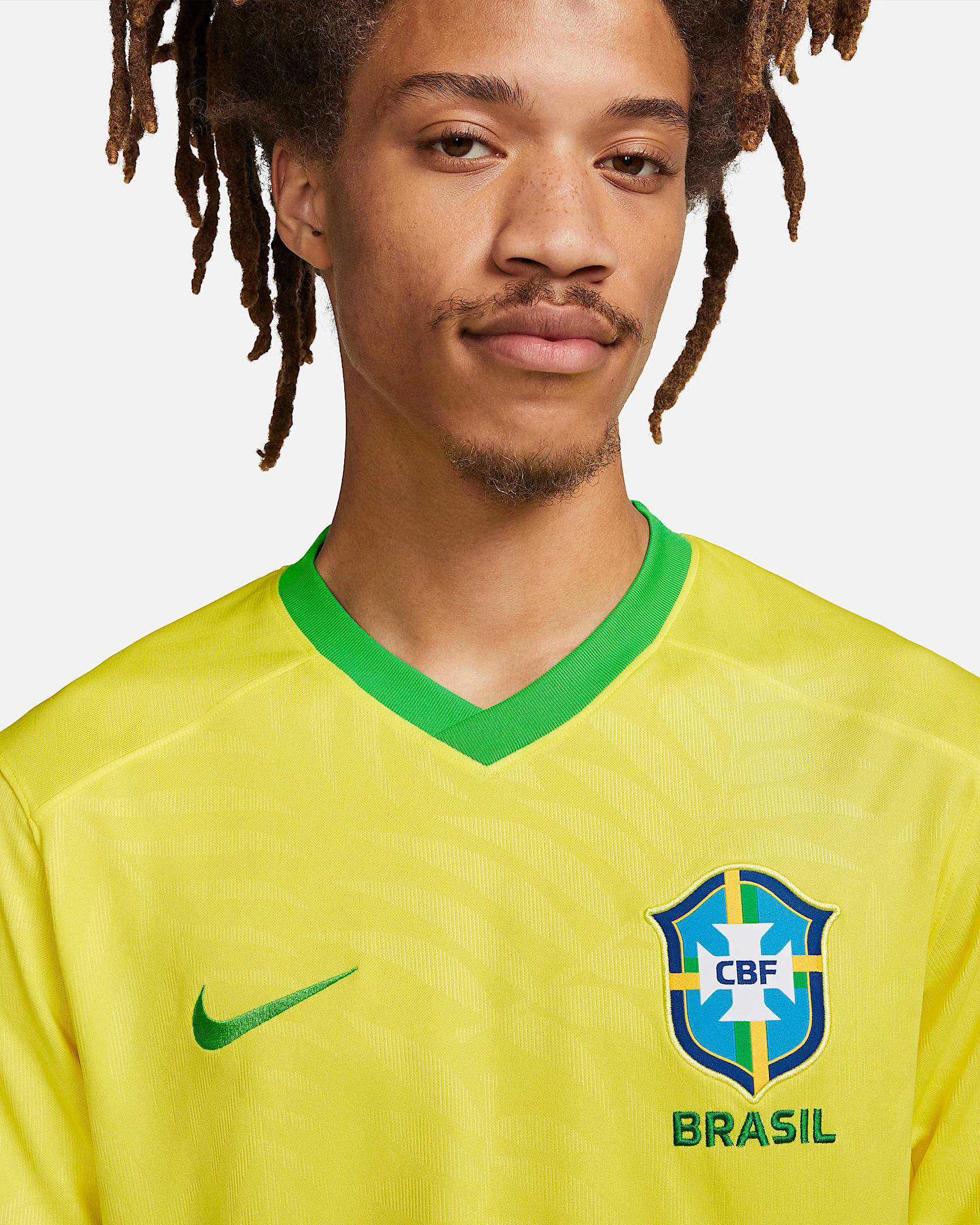 Brazil 2023 Stadium Home Men's Nike Dri-FIT Football Shirt. Nike NZ