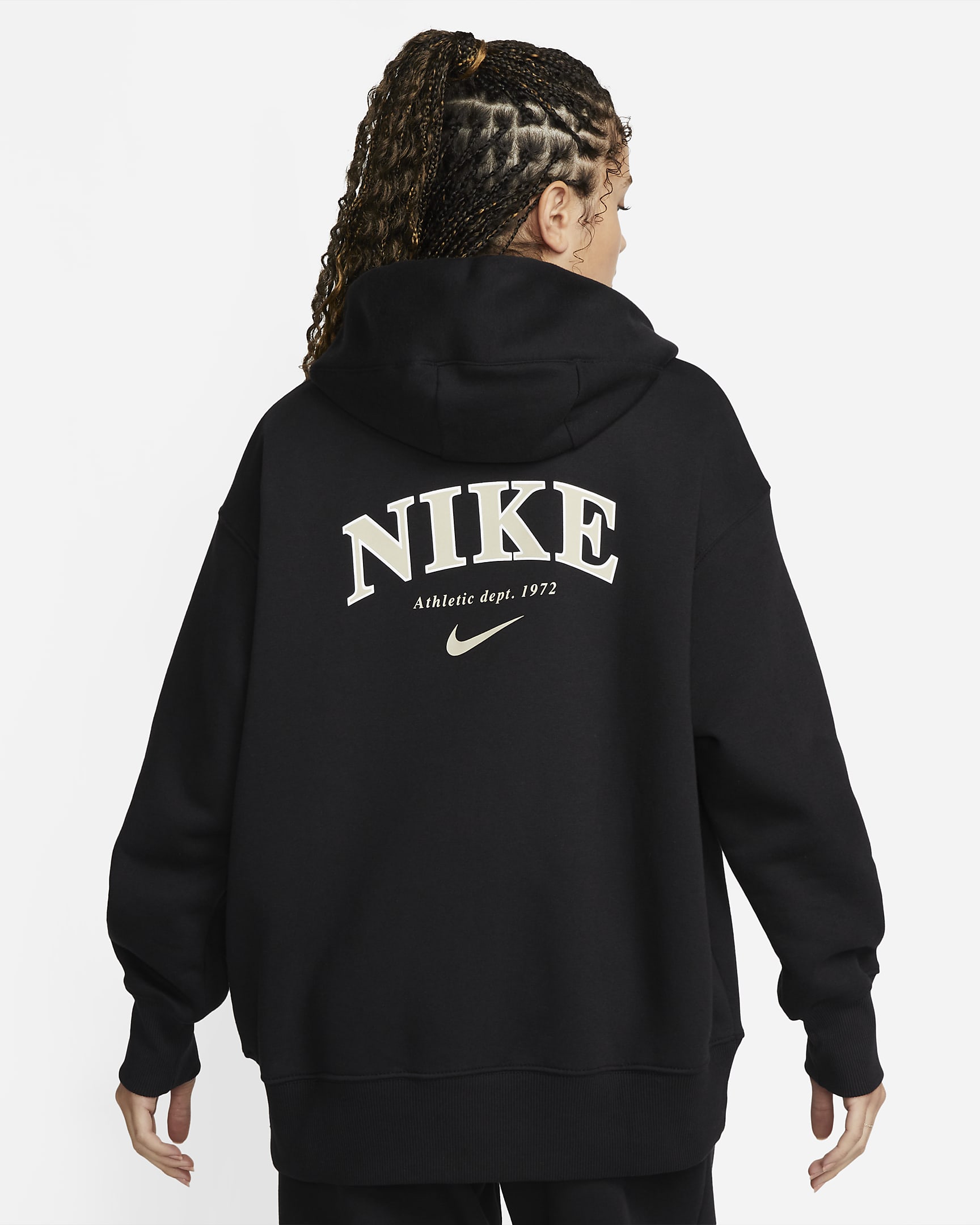 Nike Sportswear Phoenix extragroßer Damen-Hoodie mit durchgehendem Reißverschluss. Nike CH