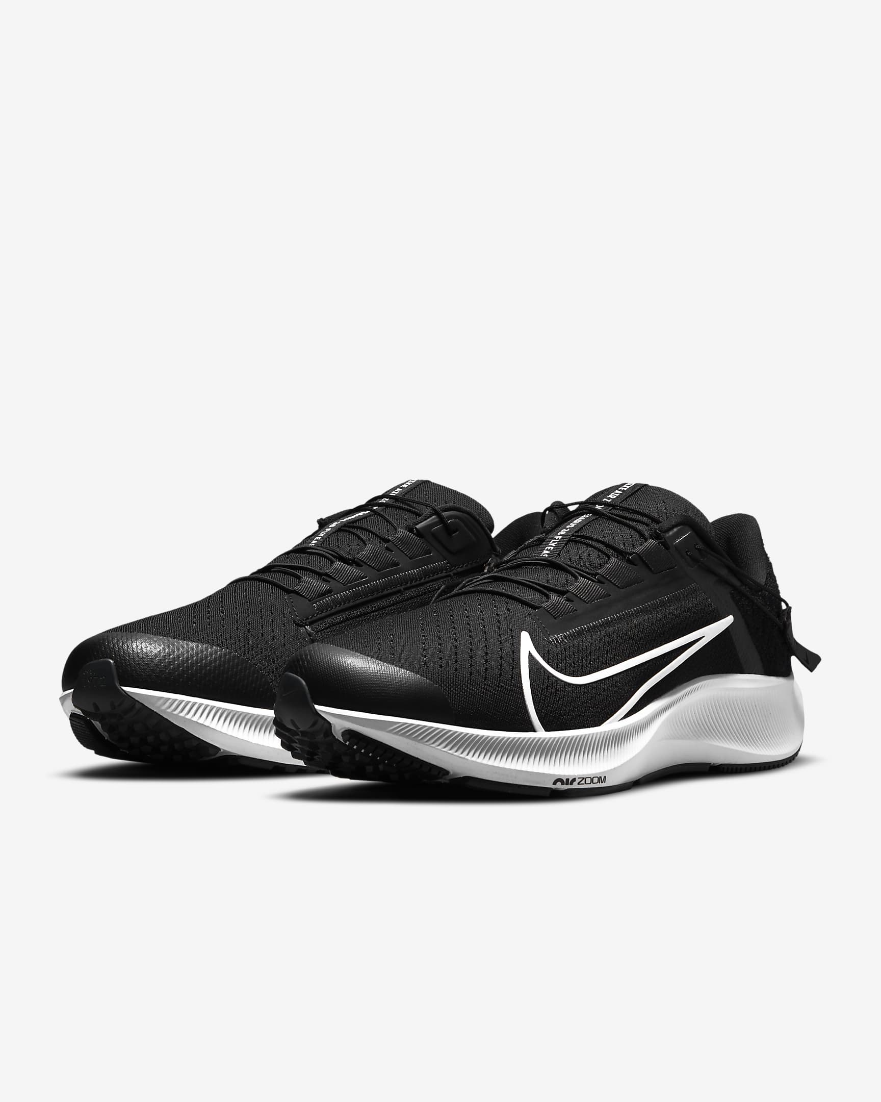 Nike Air Zoom Pegasus 38 FlyEase Men's Easy On/Off Road Running Shoes ...