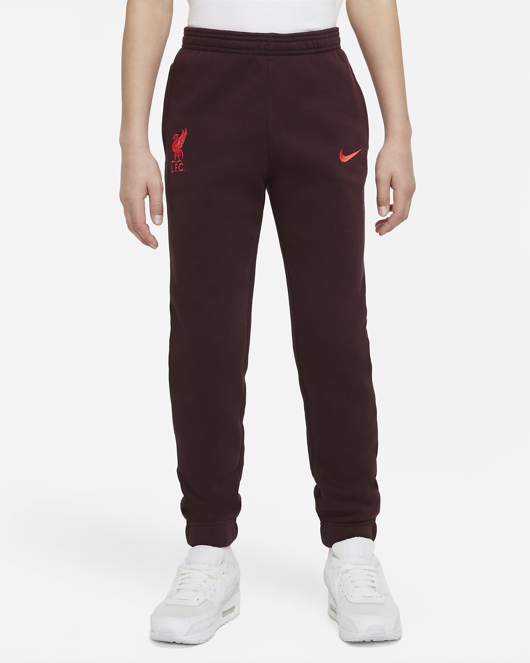 Liverpool F.C. Older Kids' Fleece Football Pants. Nike LU