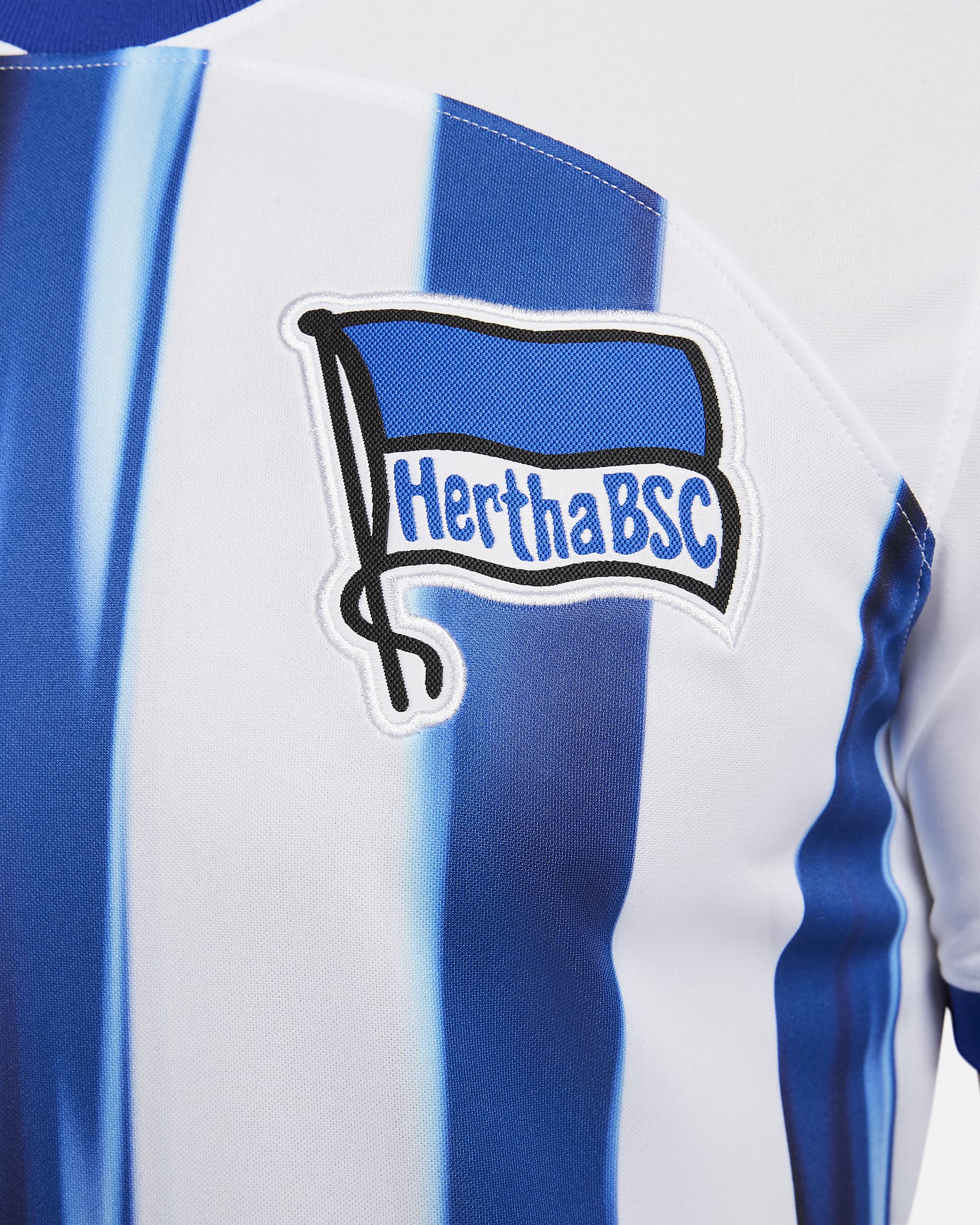 Hertha BSC 2023/24 Stadium Home Nike Dri-FIT Fußballtrikot für Herren. Nike BE