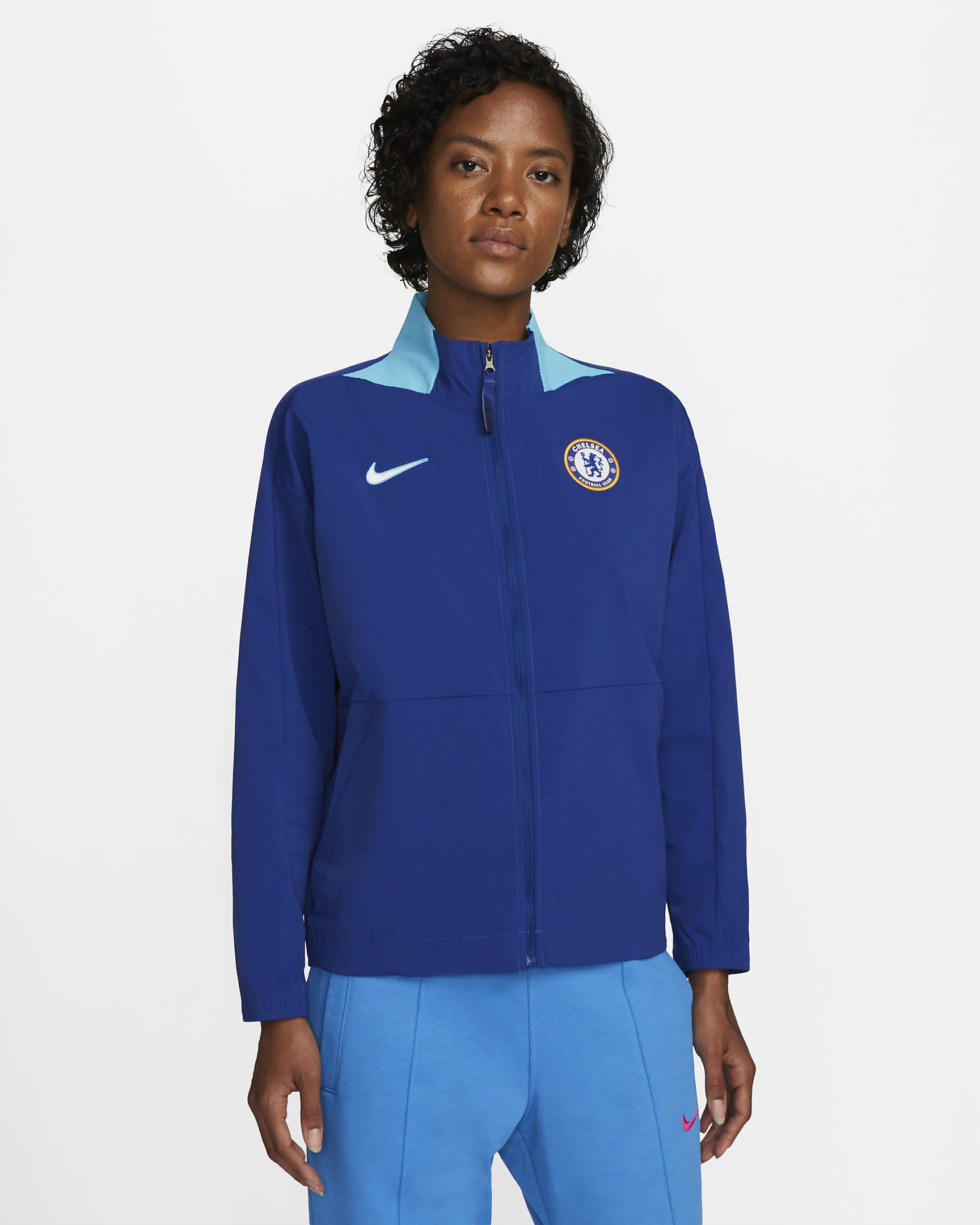 Chelsea F.C. Women's Nike Dri-FIT Football Jacket. Nike LU