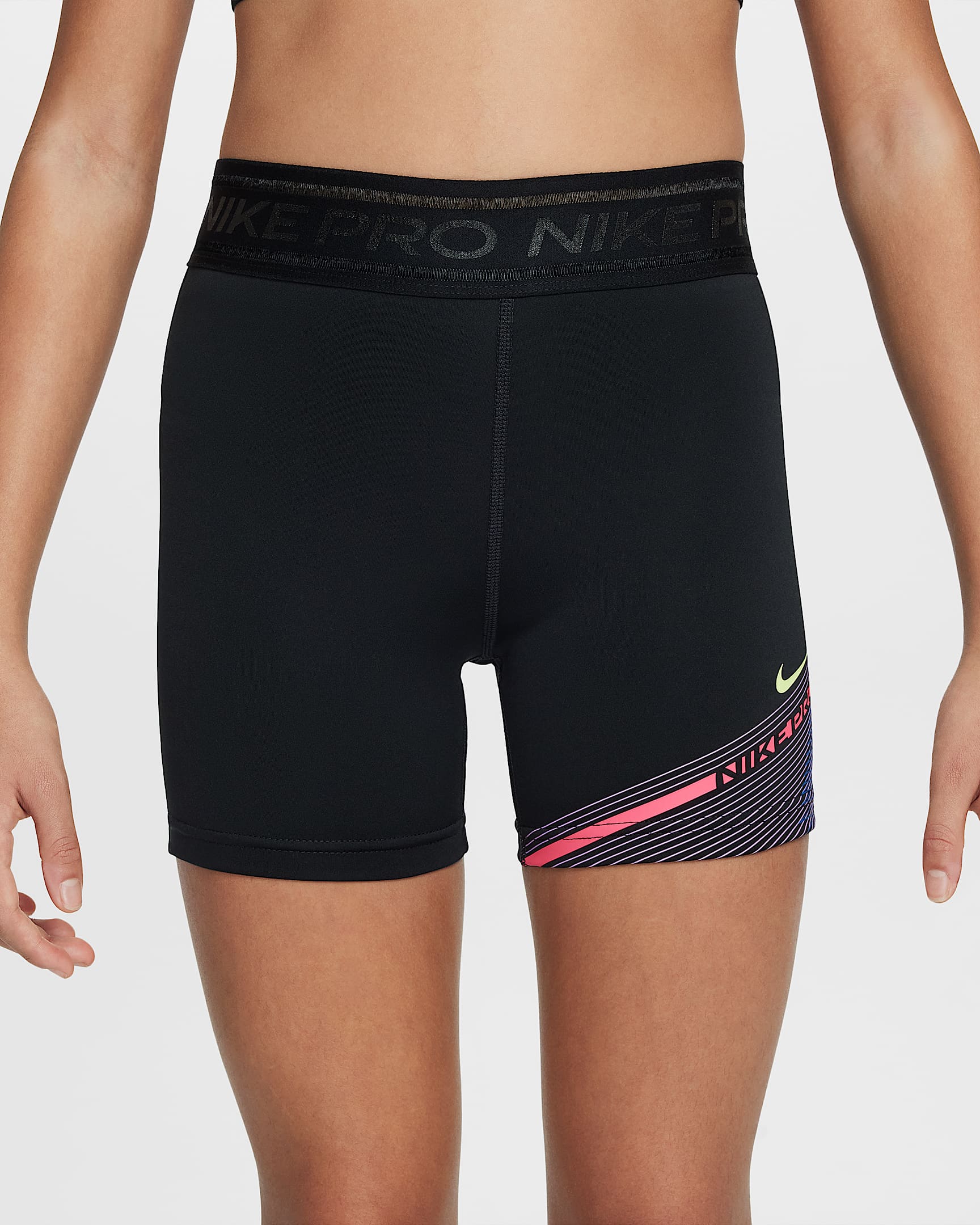 Nike Pro Girls' Dri-FIT 7.5cm (approx.) Shorts. Nike IN