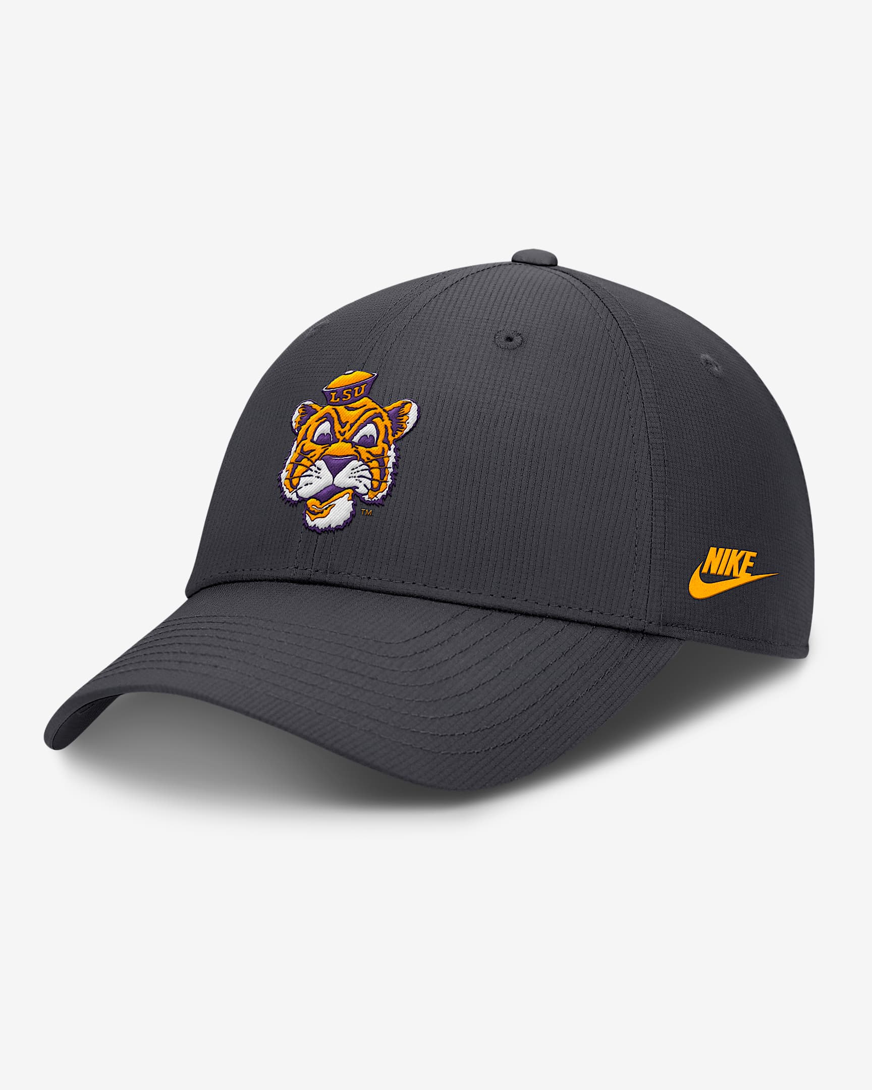 LSU Tigers Core Rise Vault Men's Nike Dri-FIT College Adjustable Hat ...