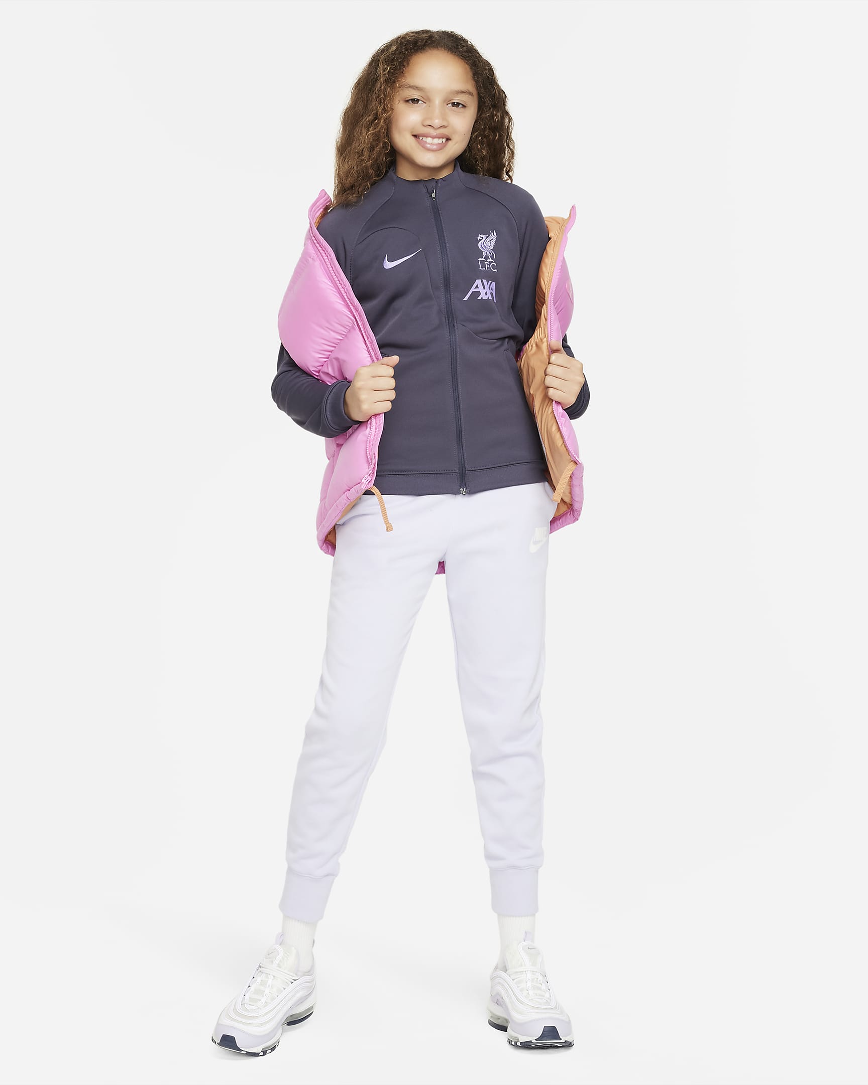Liverpool F.C. Academy Pro Third Older Kids' Nike Football Knit Jacket ...
