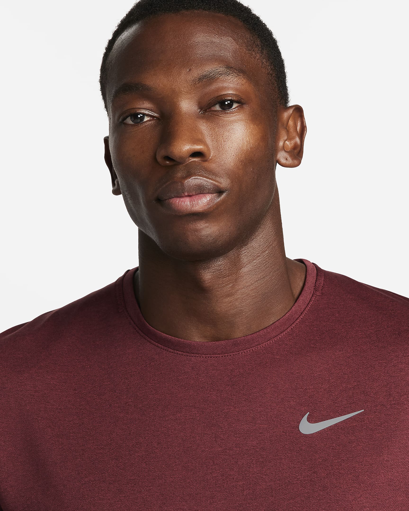 Nike Miler Men's Dri-FIT UV Short-Sleeve Running Top. Nike IL