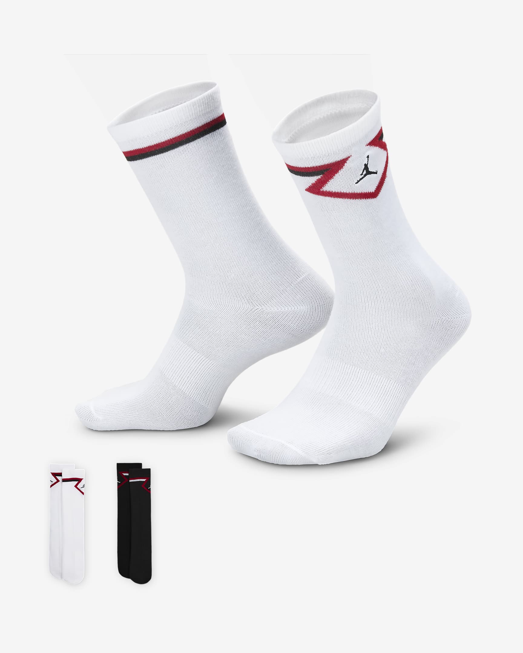 Jordan Big Kids' Diamond High Crew Socks (2 Pairs). Nike.com