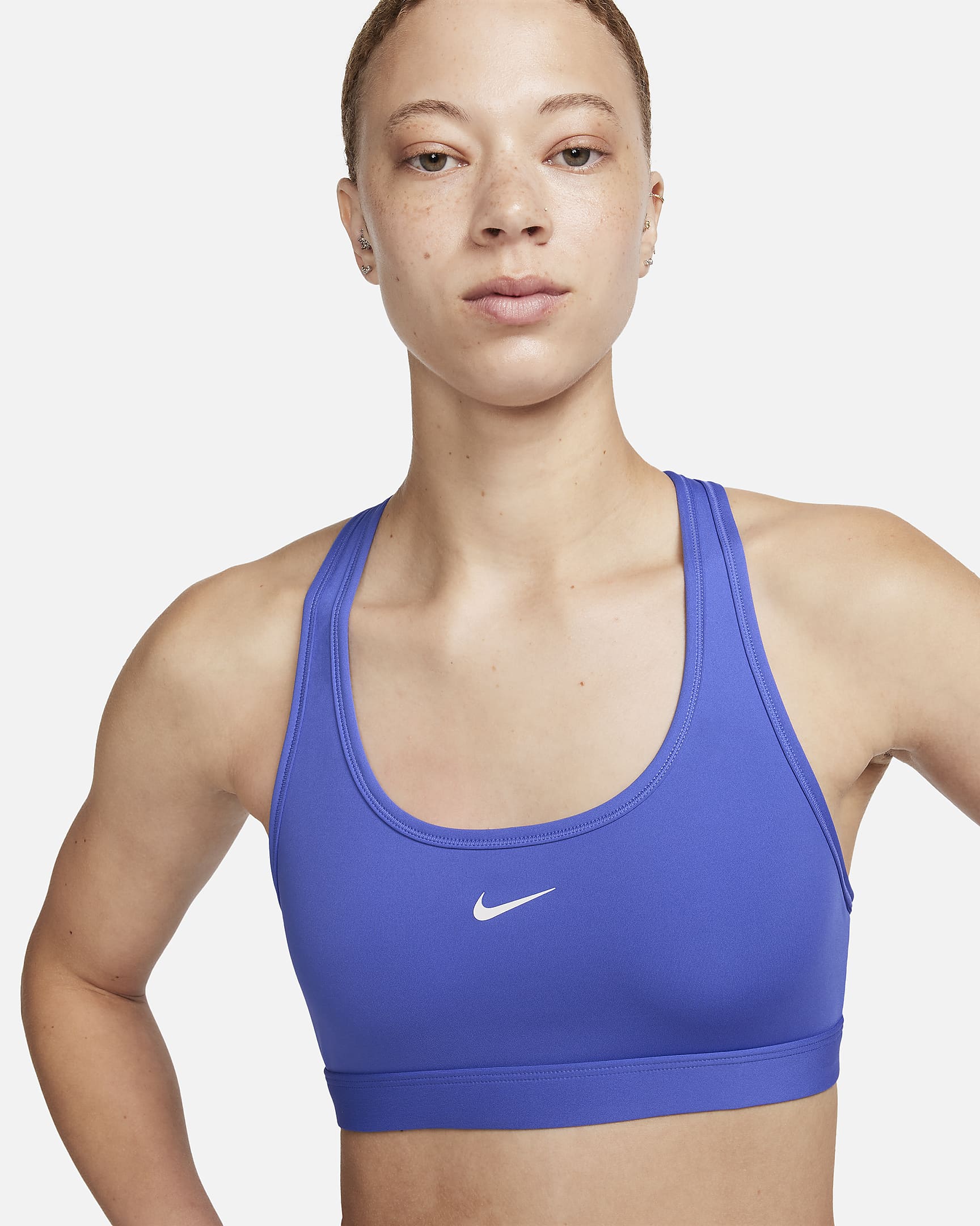 Nike Swoosh Light-Support Women's Non-Padded Sports Bra. Nike BG