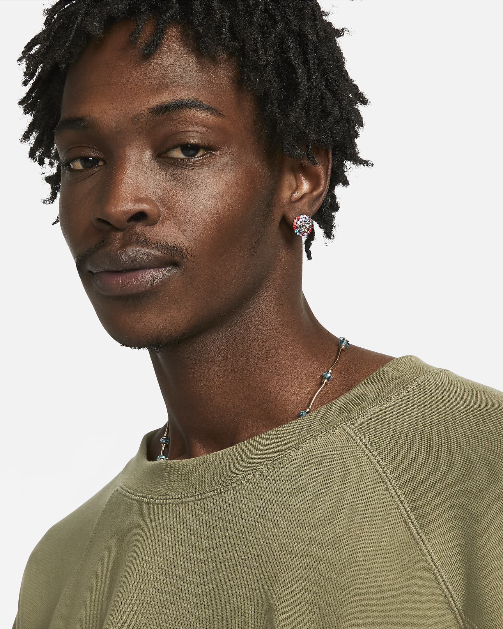 Nike Sportswear Air Men's French Terry Crew. Nike LU