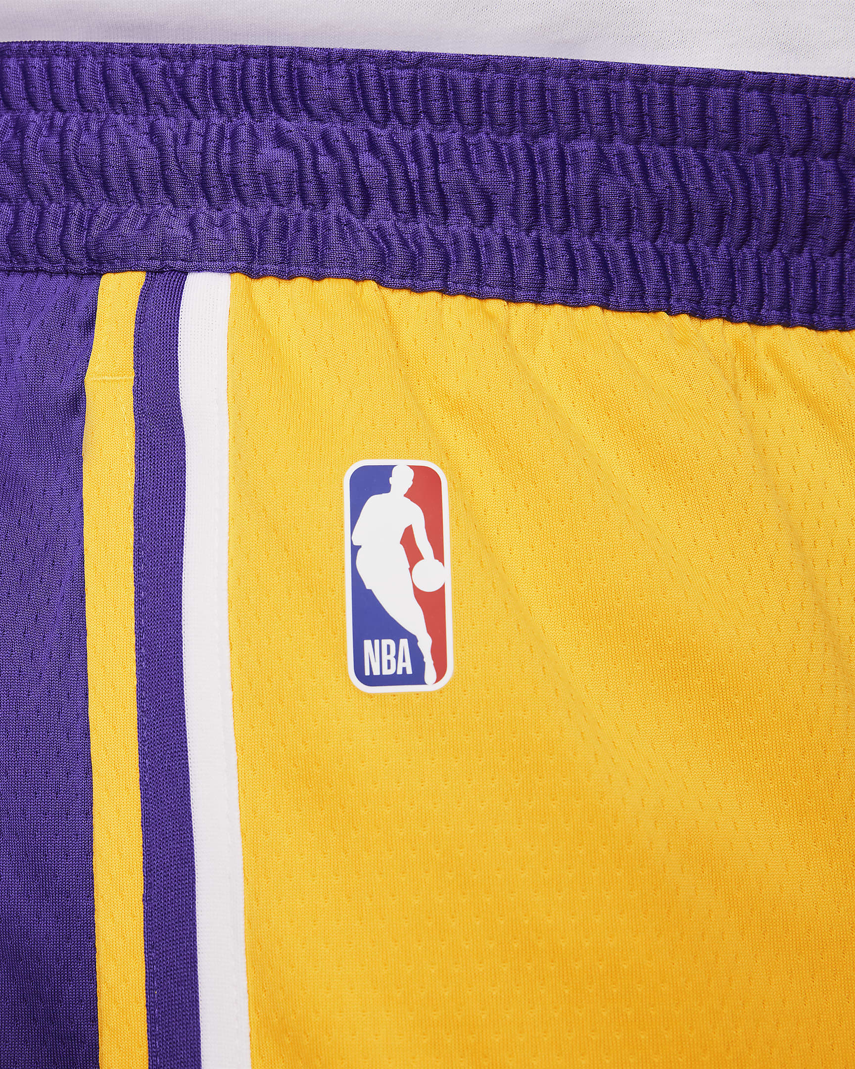 Los Angeles Lakers Icon Edition Men's Nike NBA Swingman Shorts. Nike CA