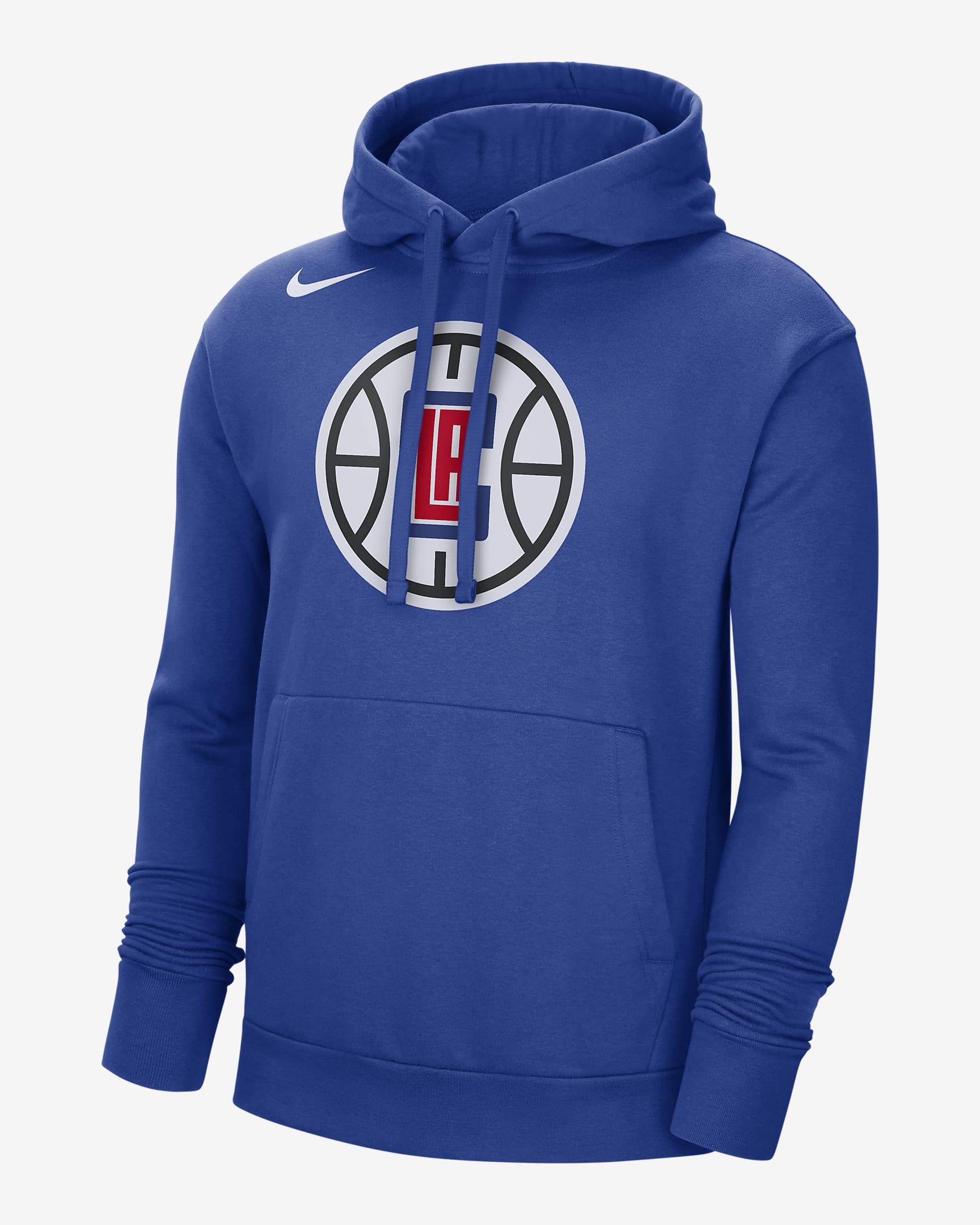 LA Clippers Men's Nike NBA Fleece Pullover Hoodie. Nike NL