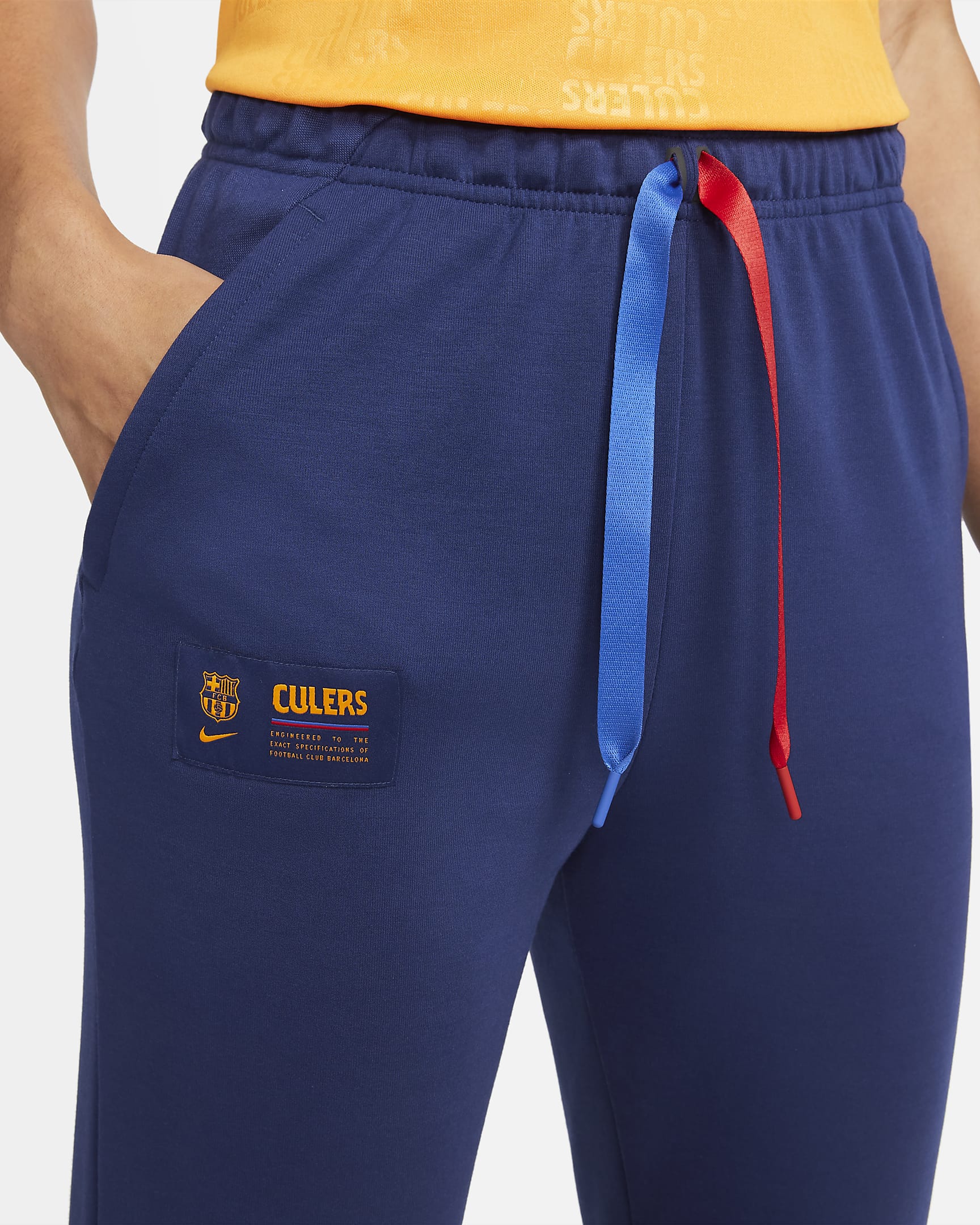 F.C. Barcelona Women's Nike Dri-FIT Travel Football Pants. Nike SI