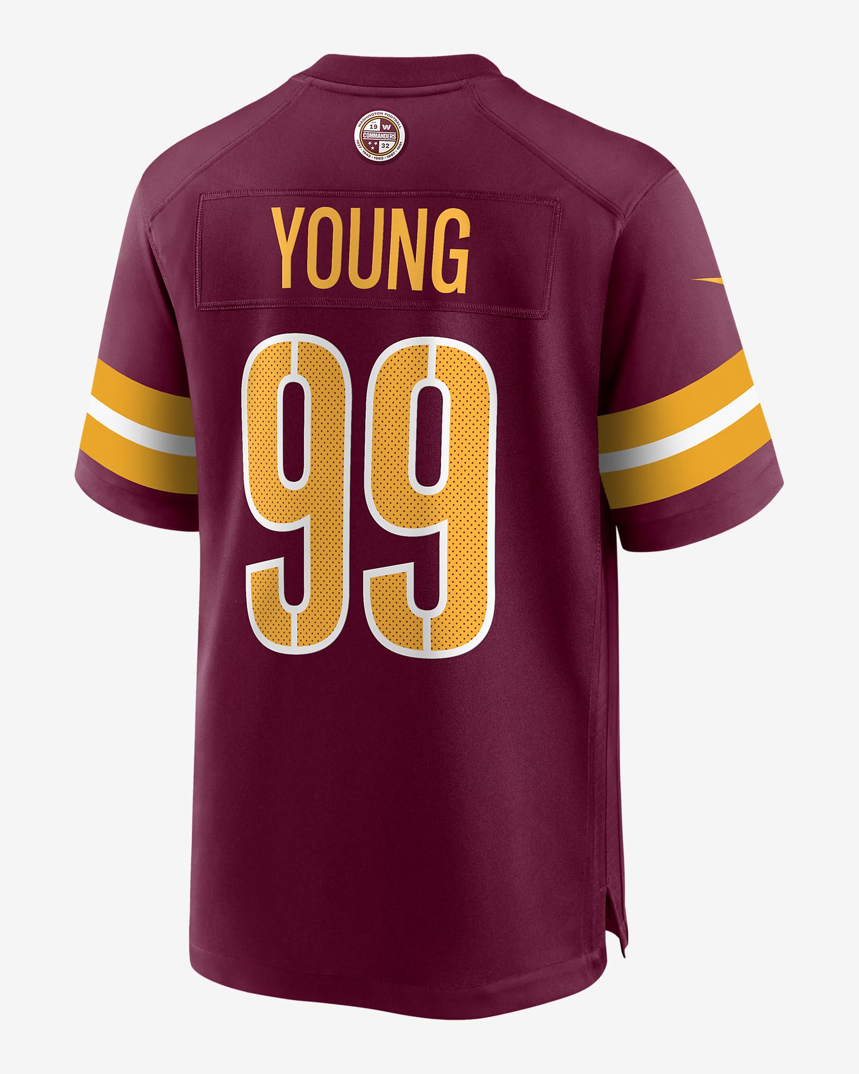 Jersey de fútbol americano Game para hombre NFL Washington Commanders ...