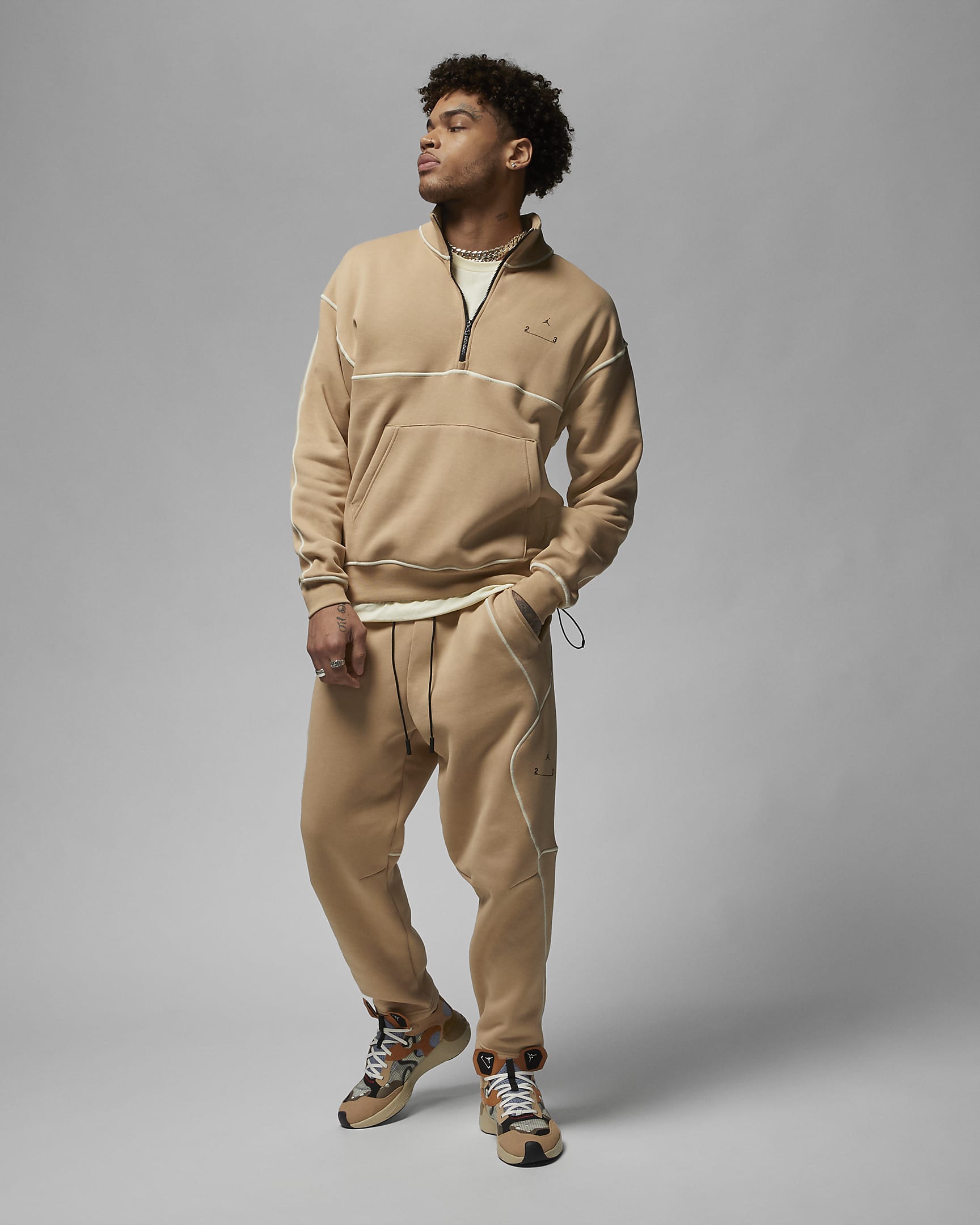 Jordan 23 Engineered Men's Half-Zip Fleece. Nike SA