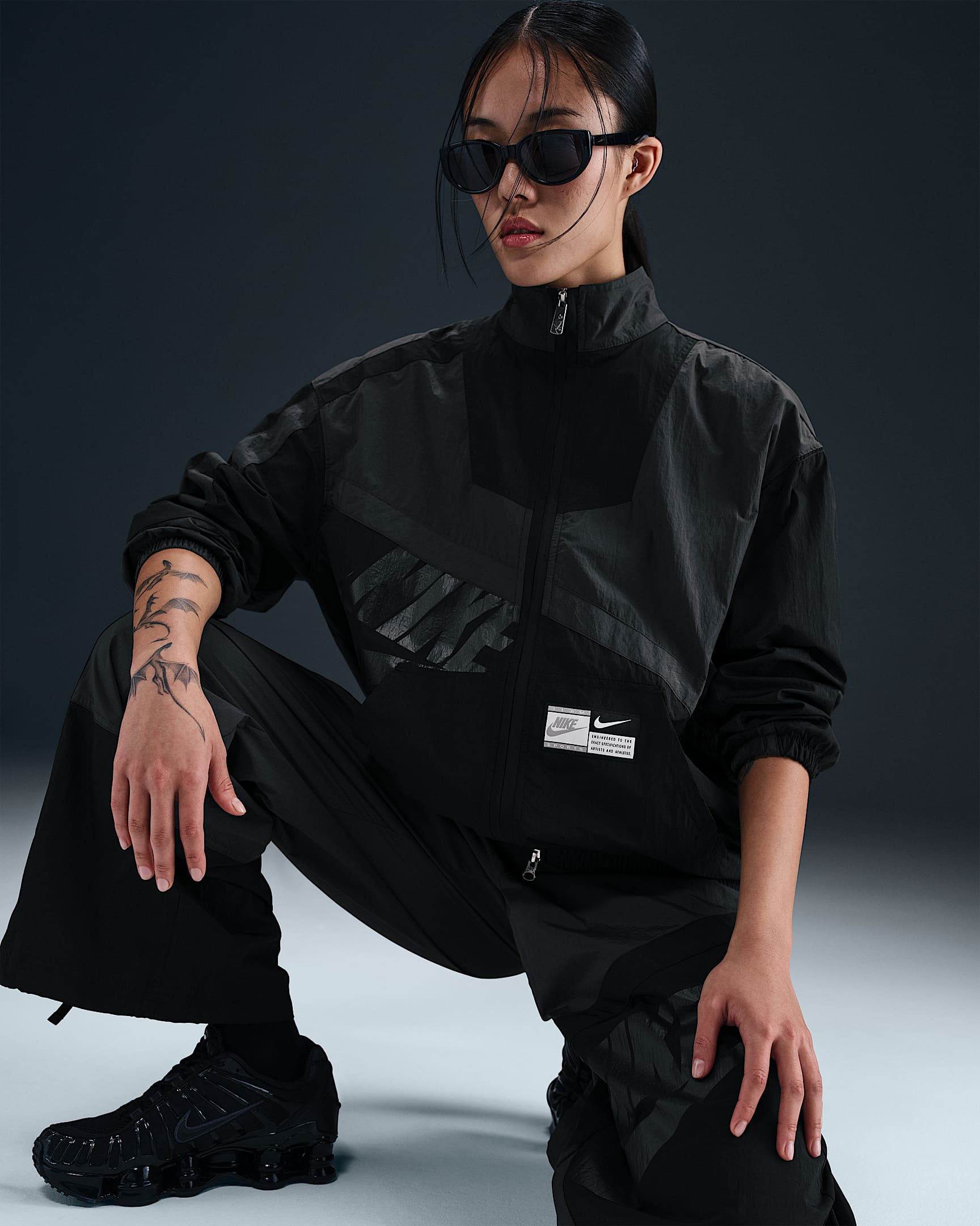 Nike Sportswear Women's Oversized Woven Jacket. Nike MY