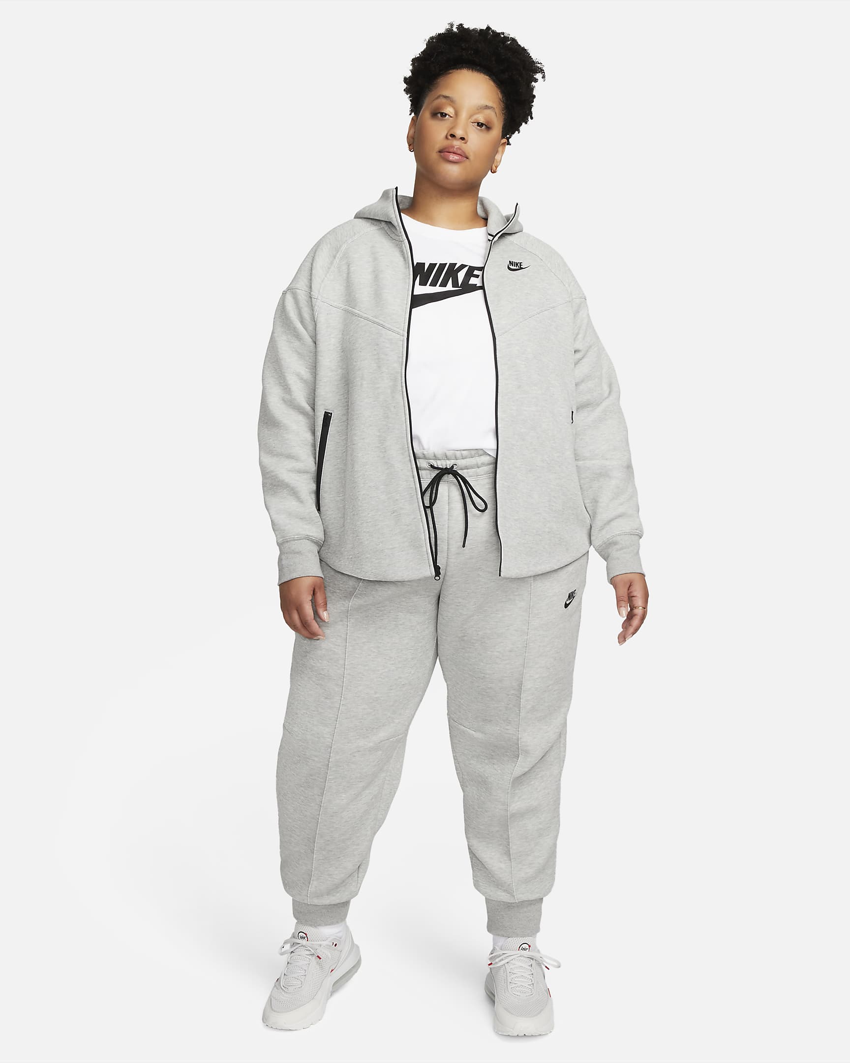 Nike Sportswear Tech Fleece Womens Mid Rise Joggers Plus Size Nike Uk