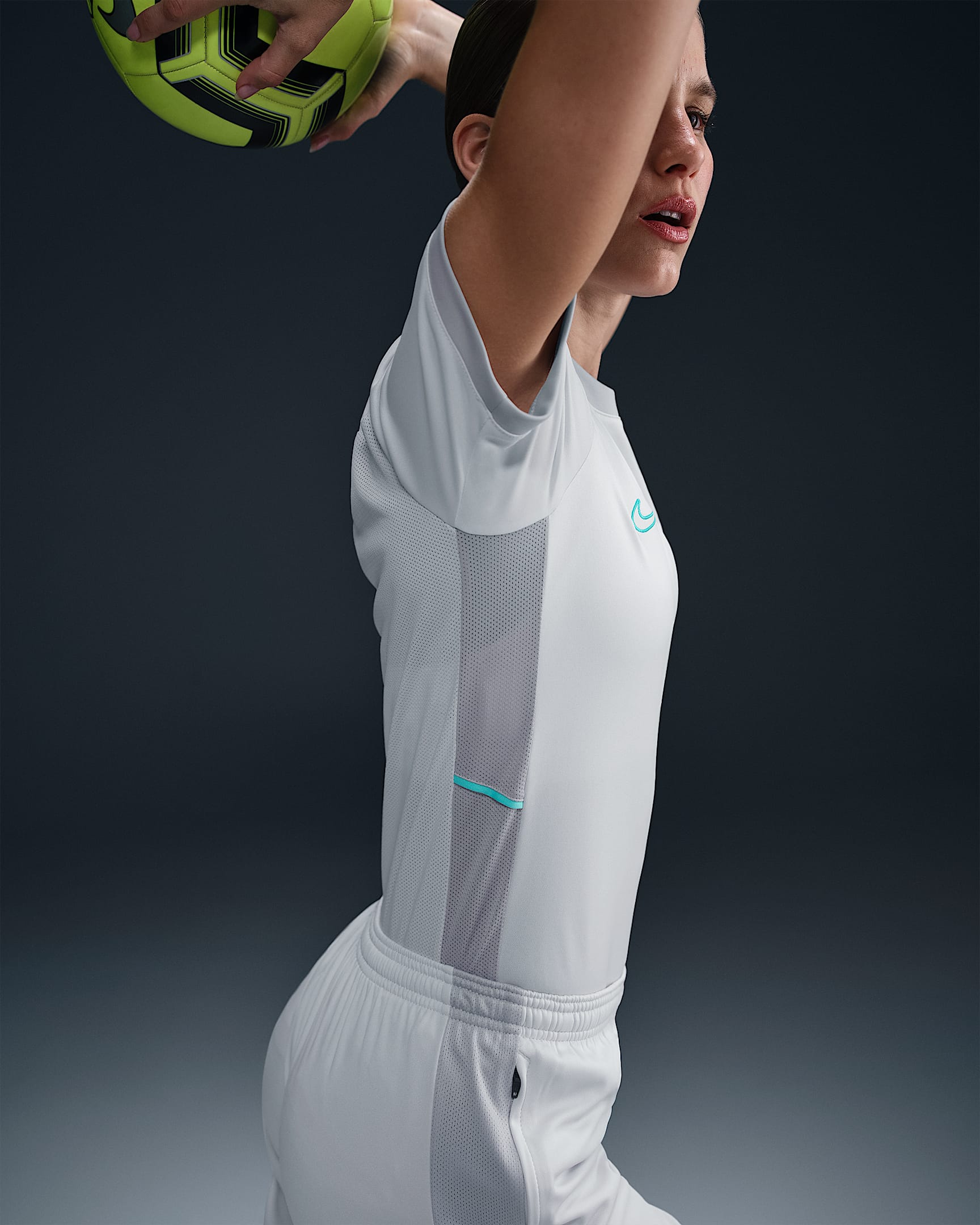 Nike Academy Women's Dri-FIT Football Top. Nike IE