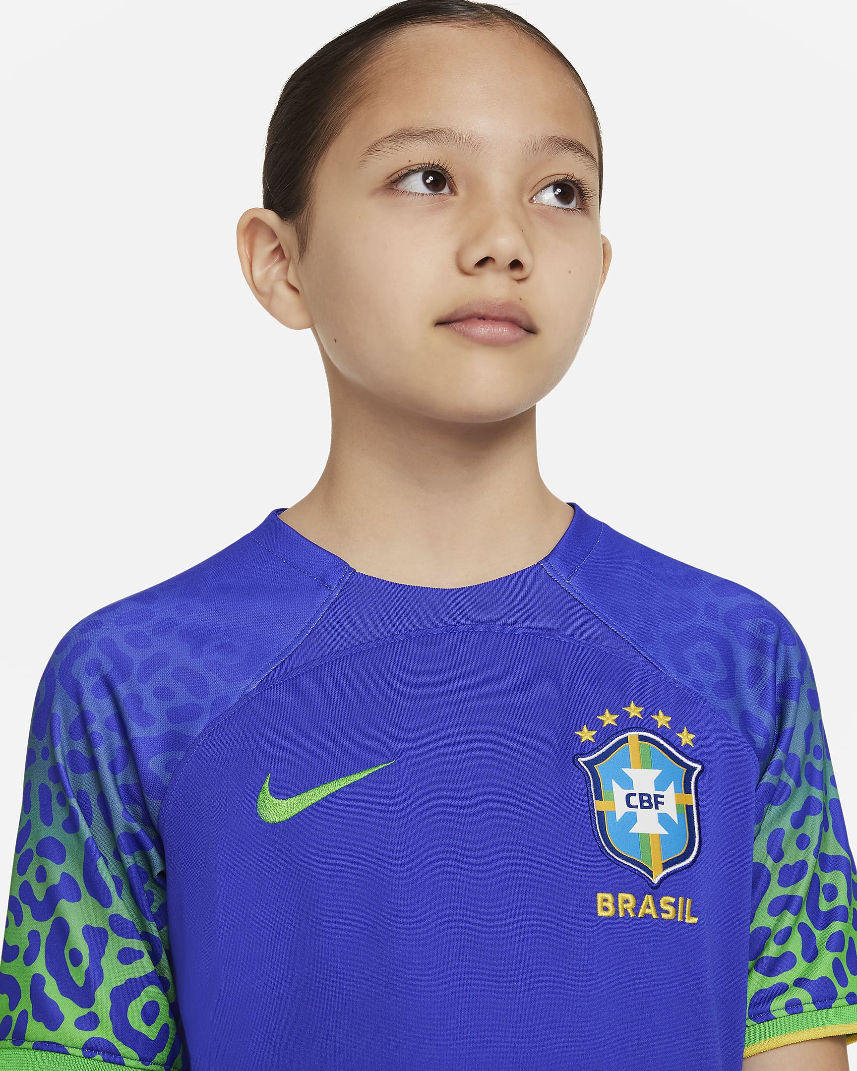Brazil 2022/23 Stadium Away Older Kids' Nike Dri-FIT Football Shirt. Nike UK