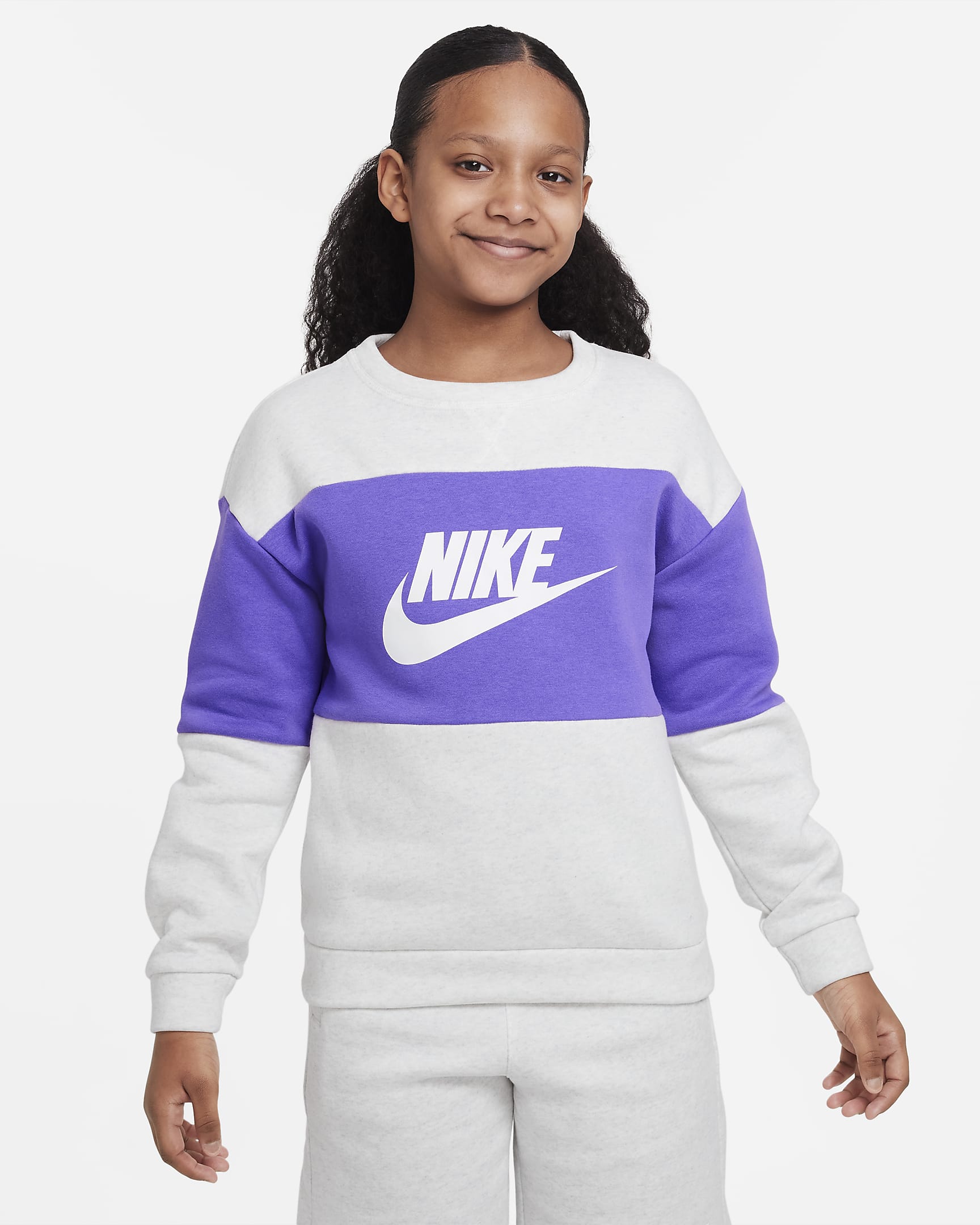 Nike Sportswear Older Kids' French Terry Tracksuit. Nike NL