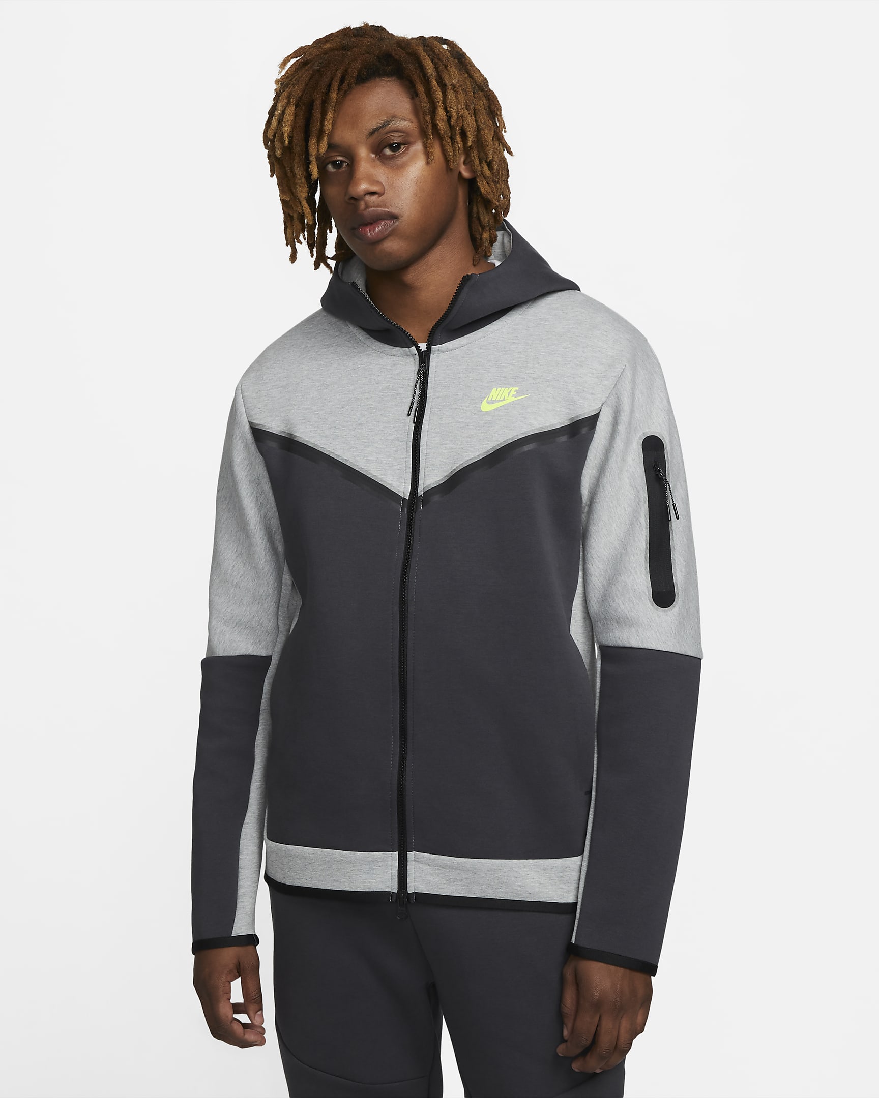 Sweat à Capuche à Zip Nike Sportswear Tech Fleece Pour Homme Nike Lu