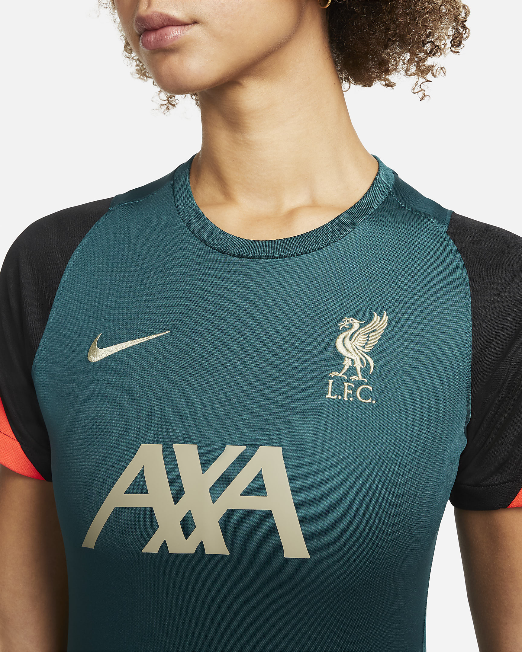 Liverpool F.C. Strike Women's Nike Dri-FIT Short-Sleeve Football Top ...