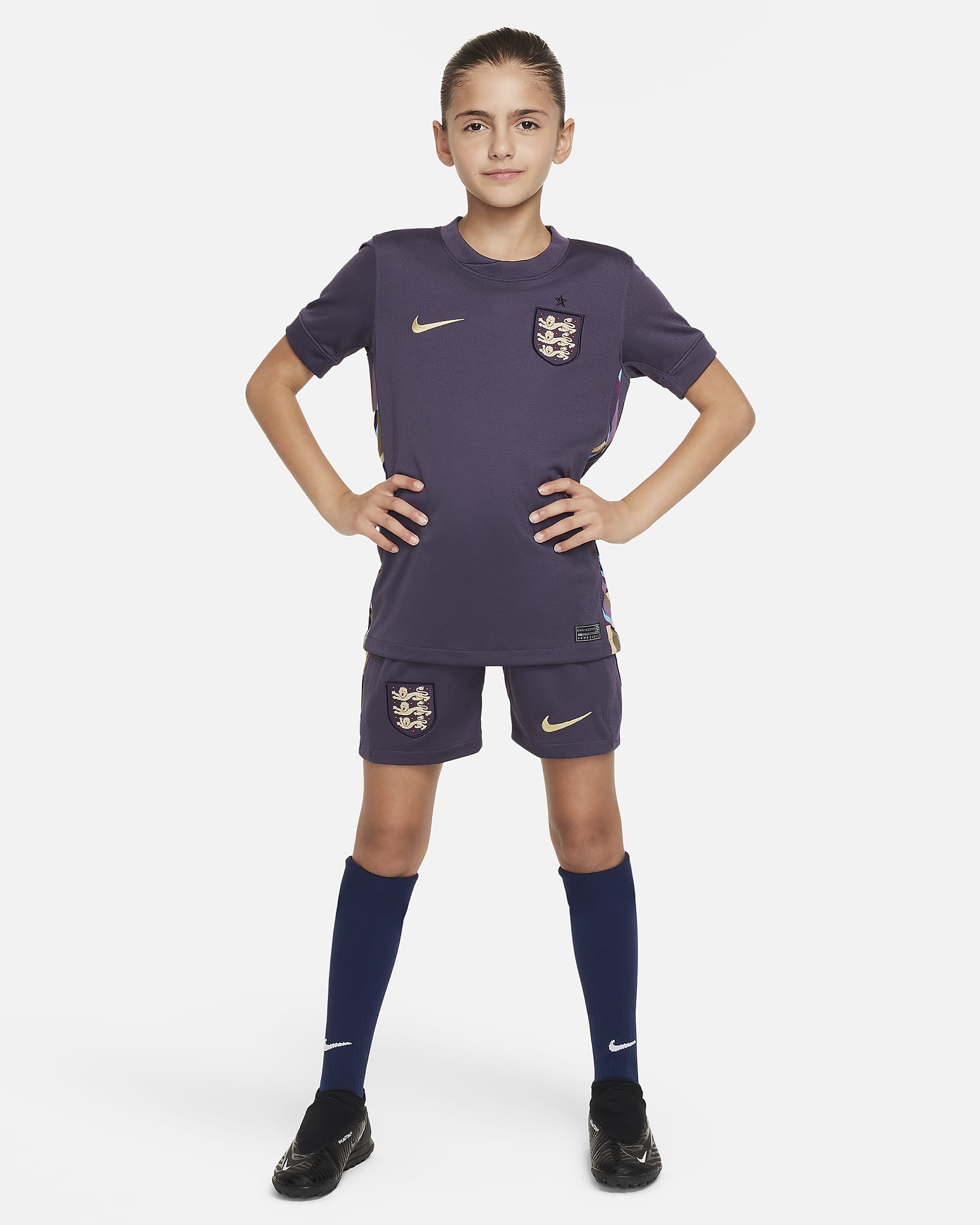 Koszulka Piłkarska Dla Dużych Dzieci Nike Dri Fit Anglia Drużyna Męska