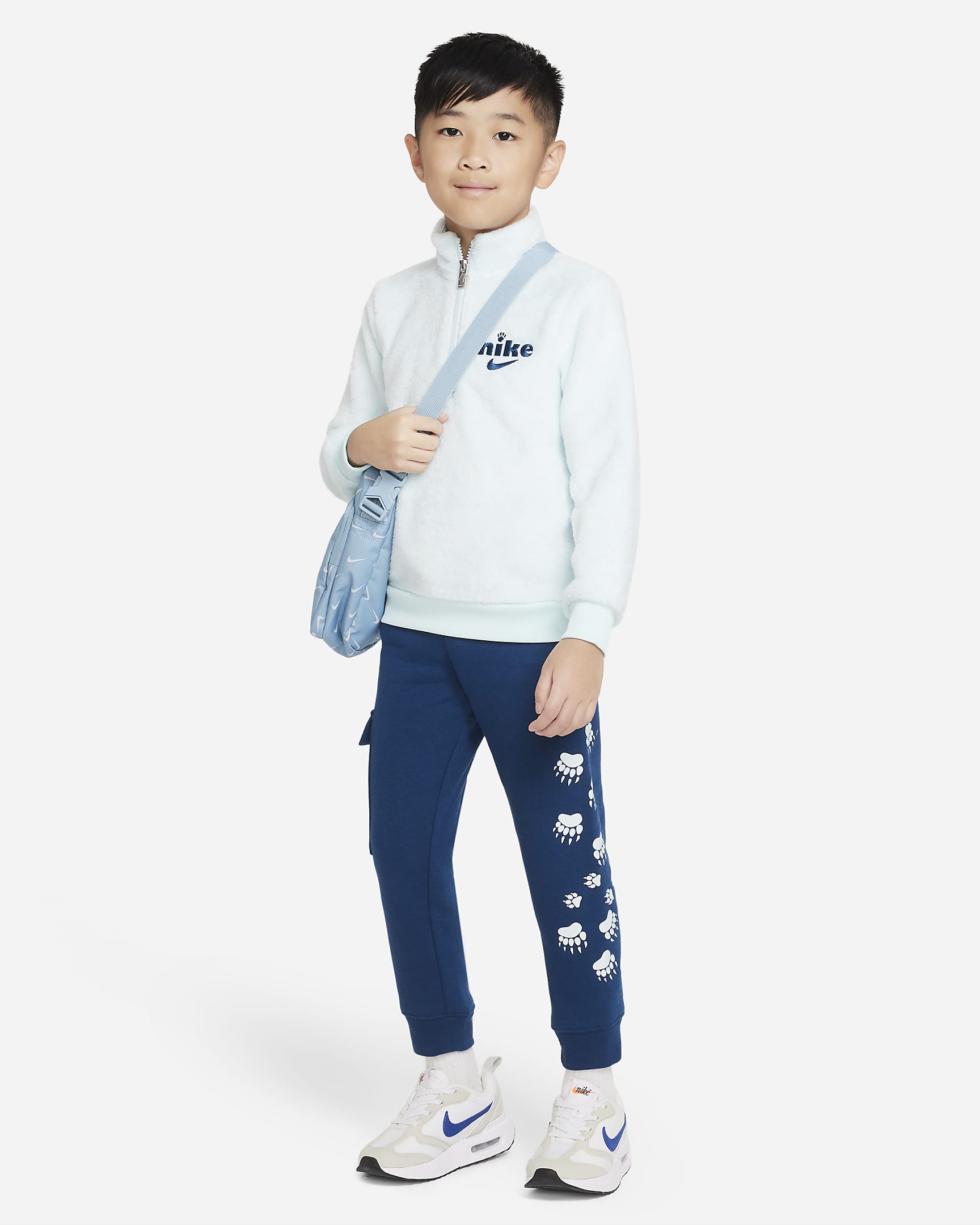 Nike Track Pack Fleece Half-Zip Set Younger Kids' Set. Nike SI