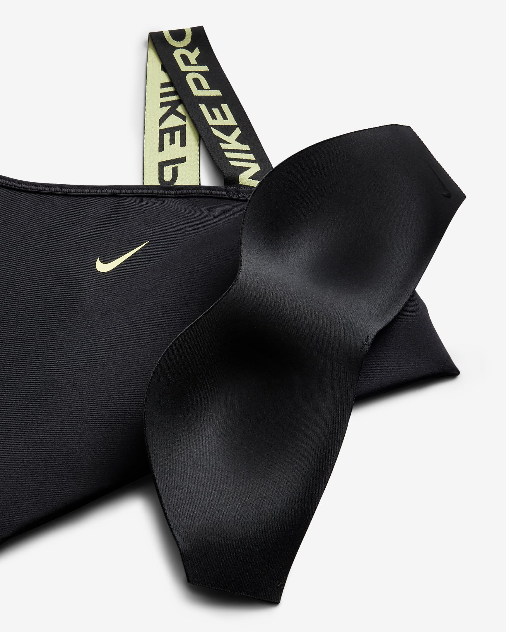 Nike Pro Swoosh Women's Medium-Support 1-Piece Pad Asymmetrical Sports ...
