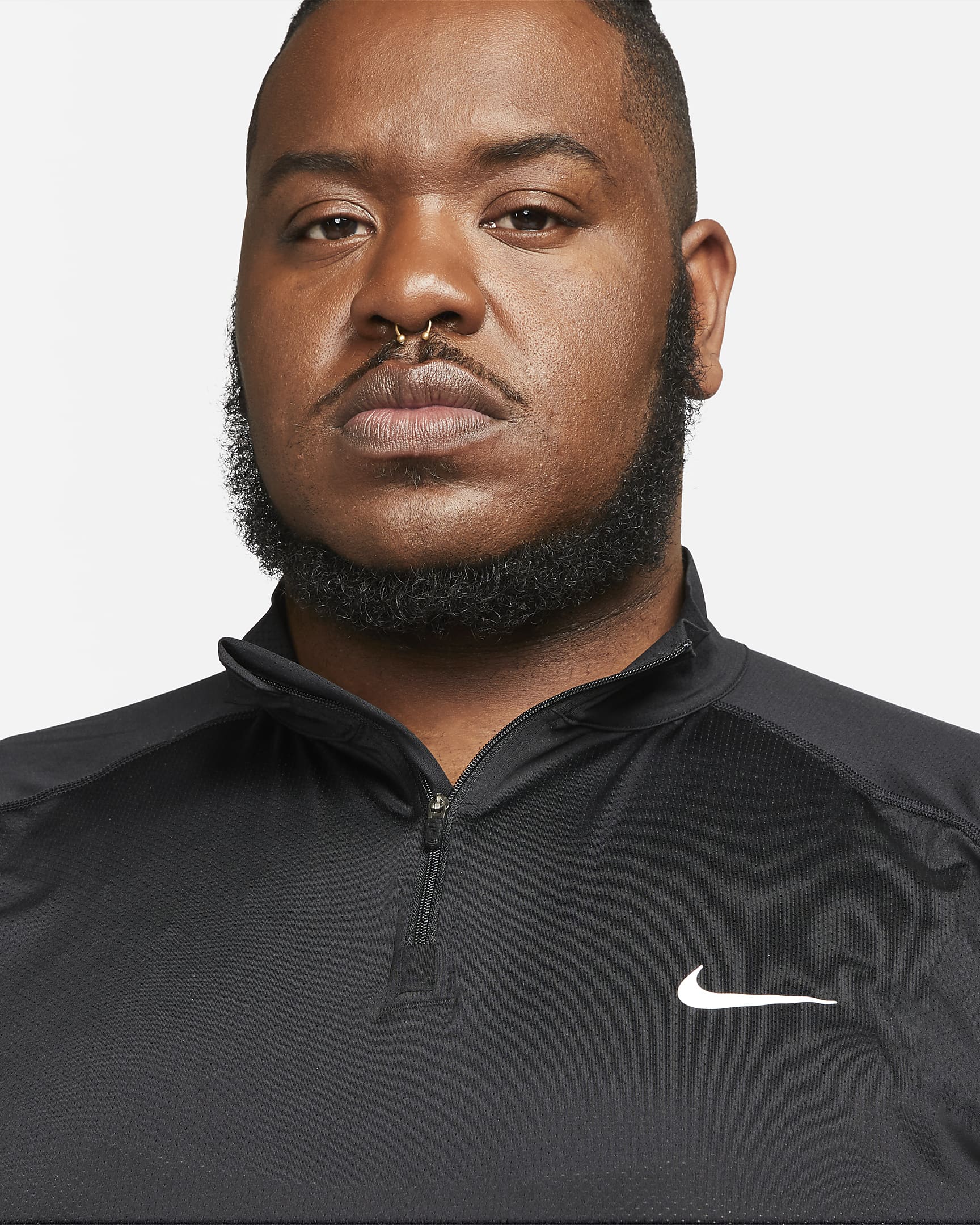 Nike Ready Men's Dri-FIT 1/4-zip Fitness Top. Nike LU