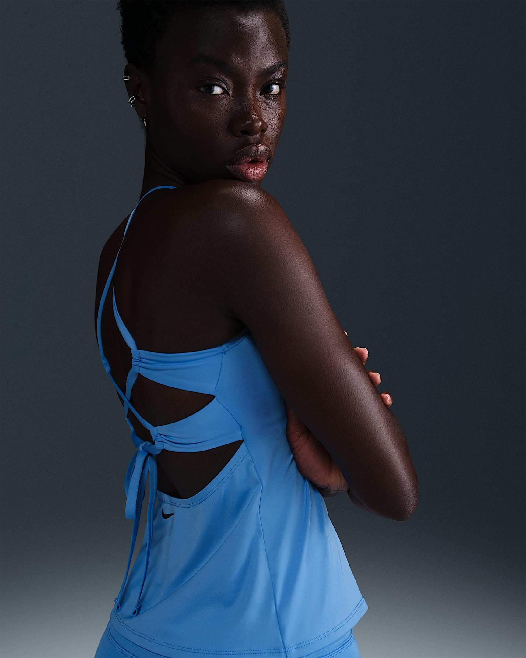 Nike Swim Essential Women's Lace-Up High-Neck Tankini. Nike.com