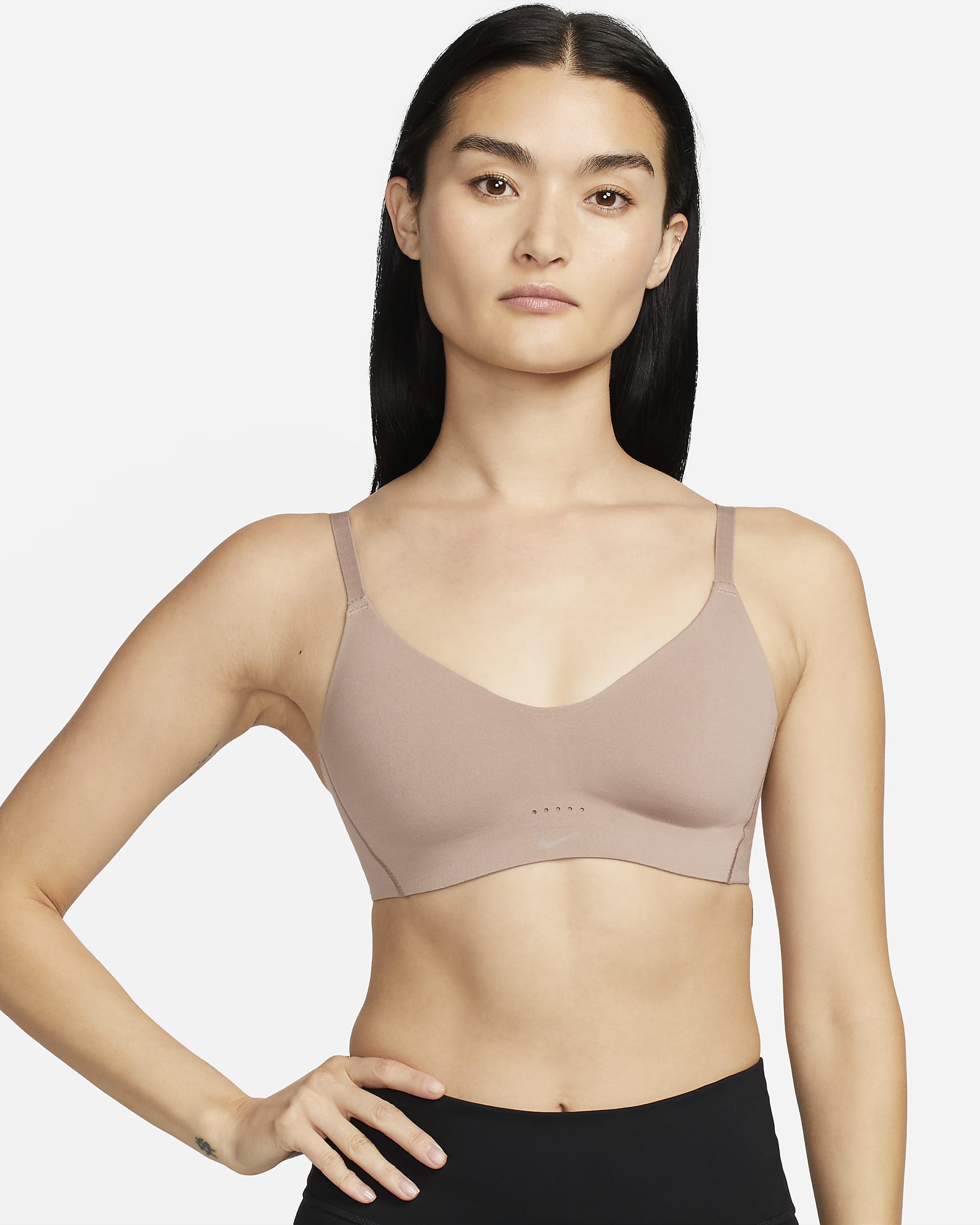 Nike Dri Fit Alate Womens Minimalist Light Support Padded Sports Bra