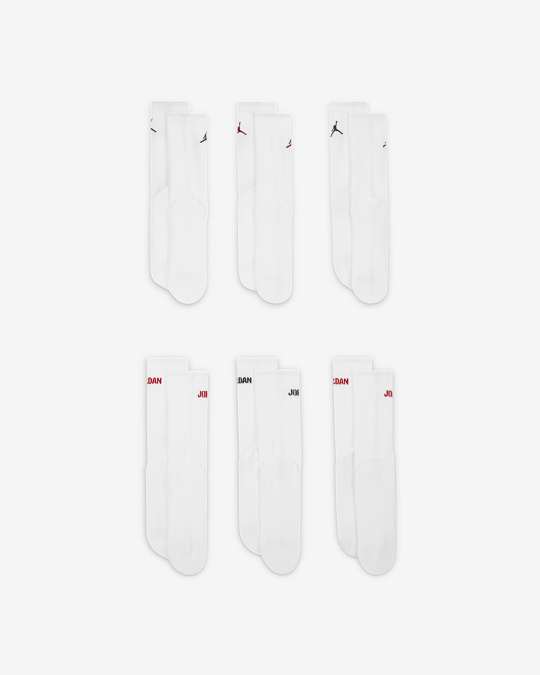 Jordan Younger Kids' Ankle Socks (6 Pairs). Nike IE