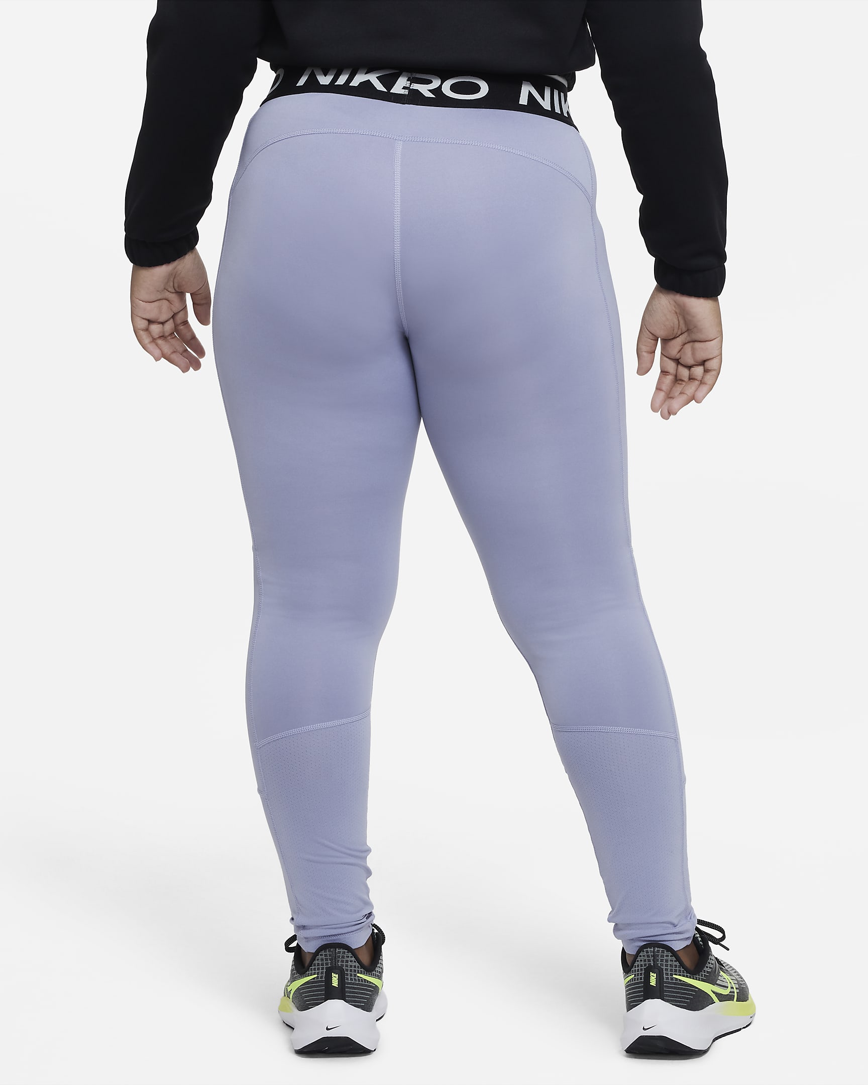 Nike Pro Older Kids' (Girls') Leggings (Extended Size). Nike AE