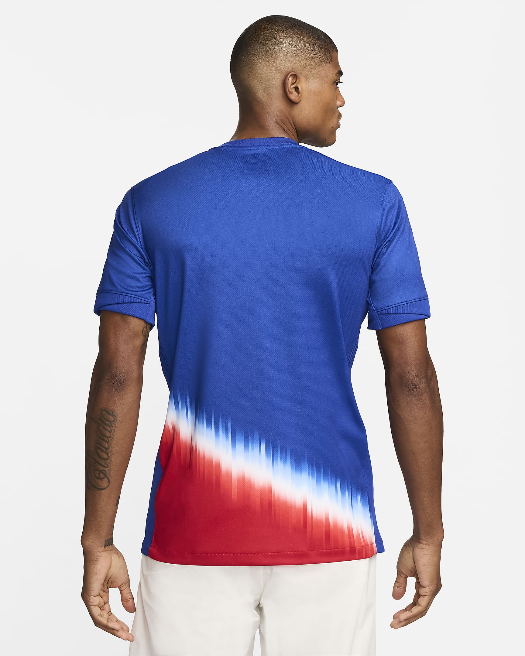 Jersey de fútbol Nike Dri-FIT Replica del USWNT visitante 2024 Stadium para hombre. Nike.com