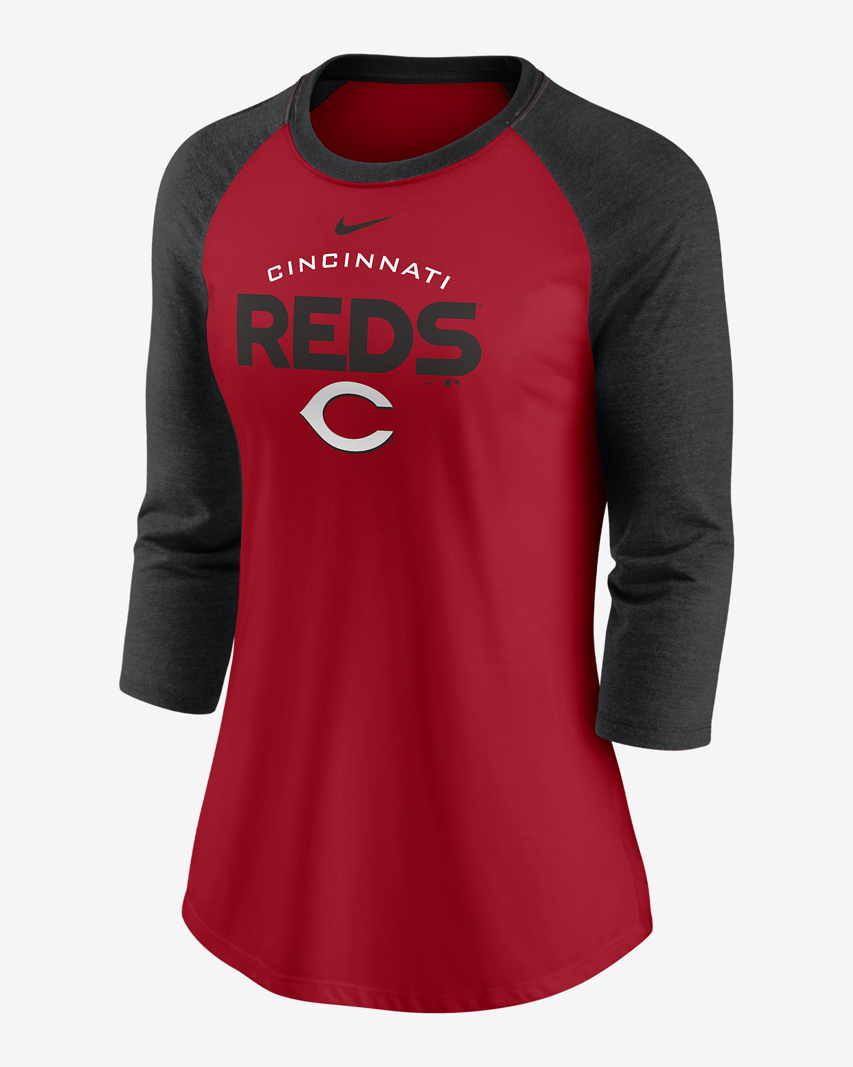 Nike Modern Baseball Arch (MLB Cincinnati Reds) Women's 3/4-Sleeve T ...