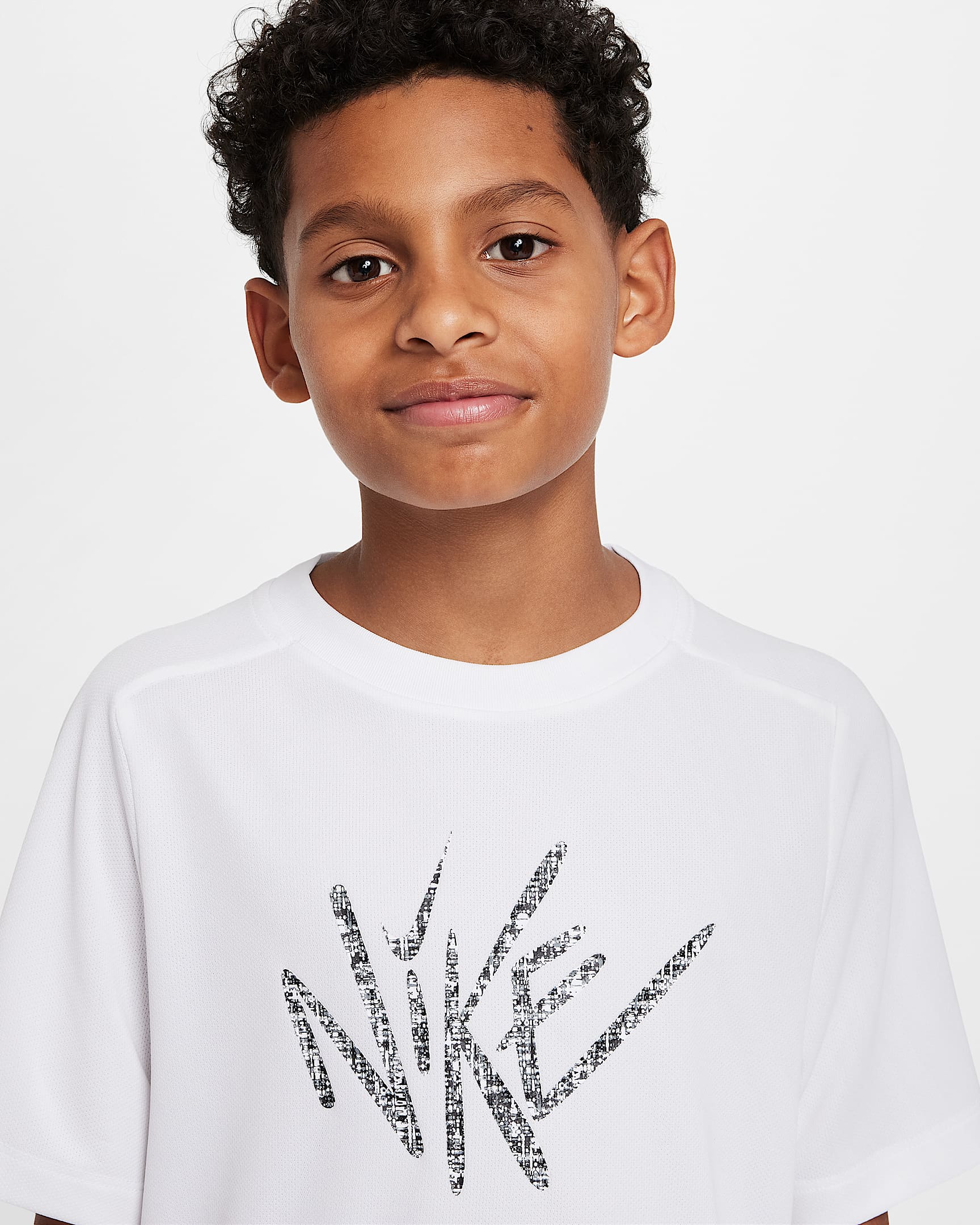 Nike Multi Older Kids' (Boys') Dri-FIT Short-Sleeve Top. Nike SG