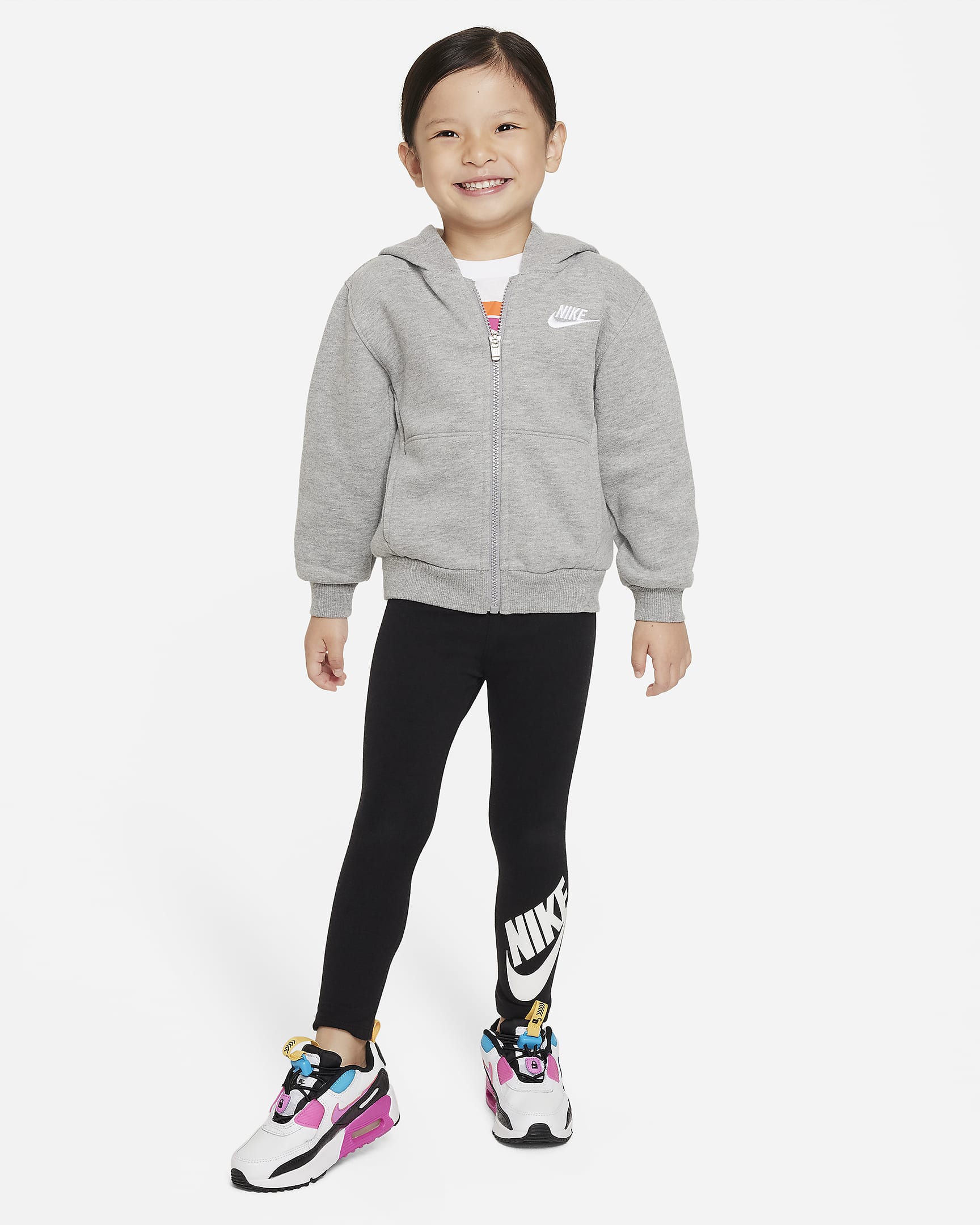 Sudadera con gorro sin cierre infantil Nike Sportswear Club Fleece ...