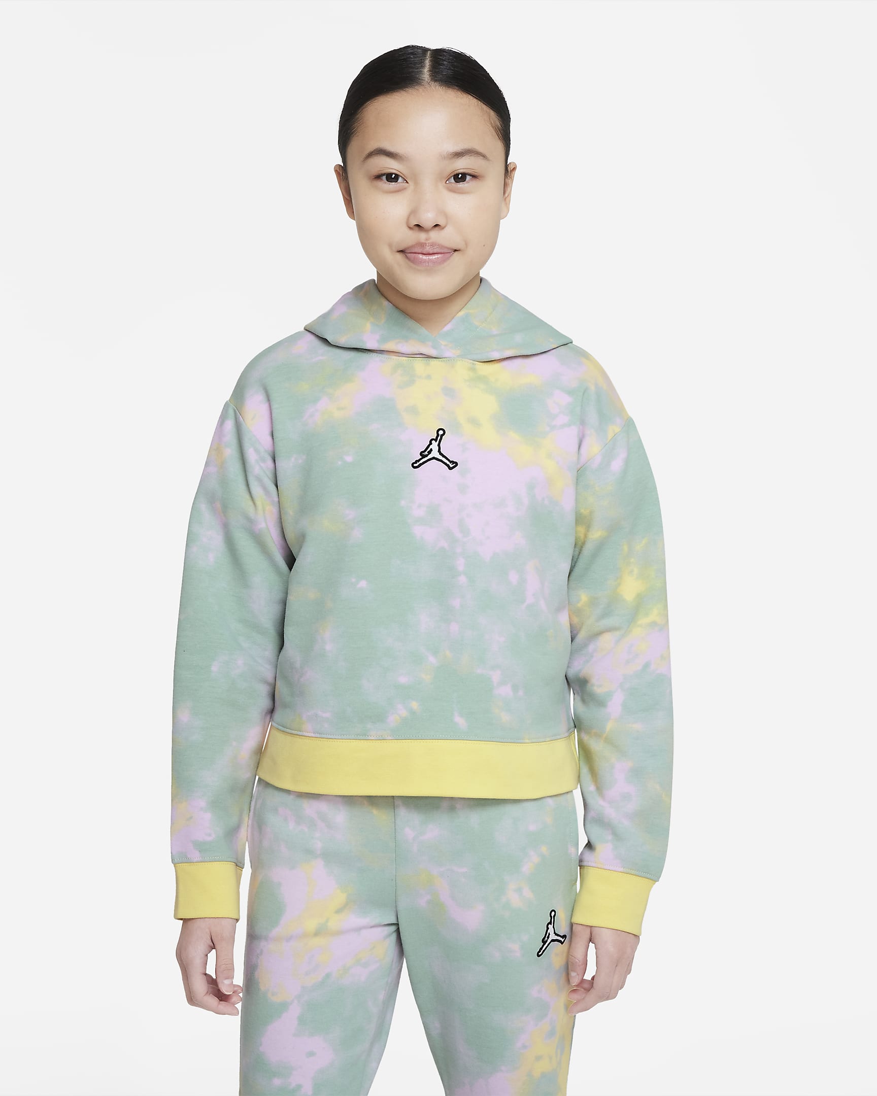 Sweat à capuche Jordan pour Fille plus âgée. Nike LU