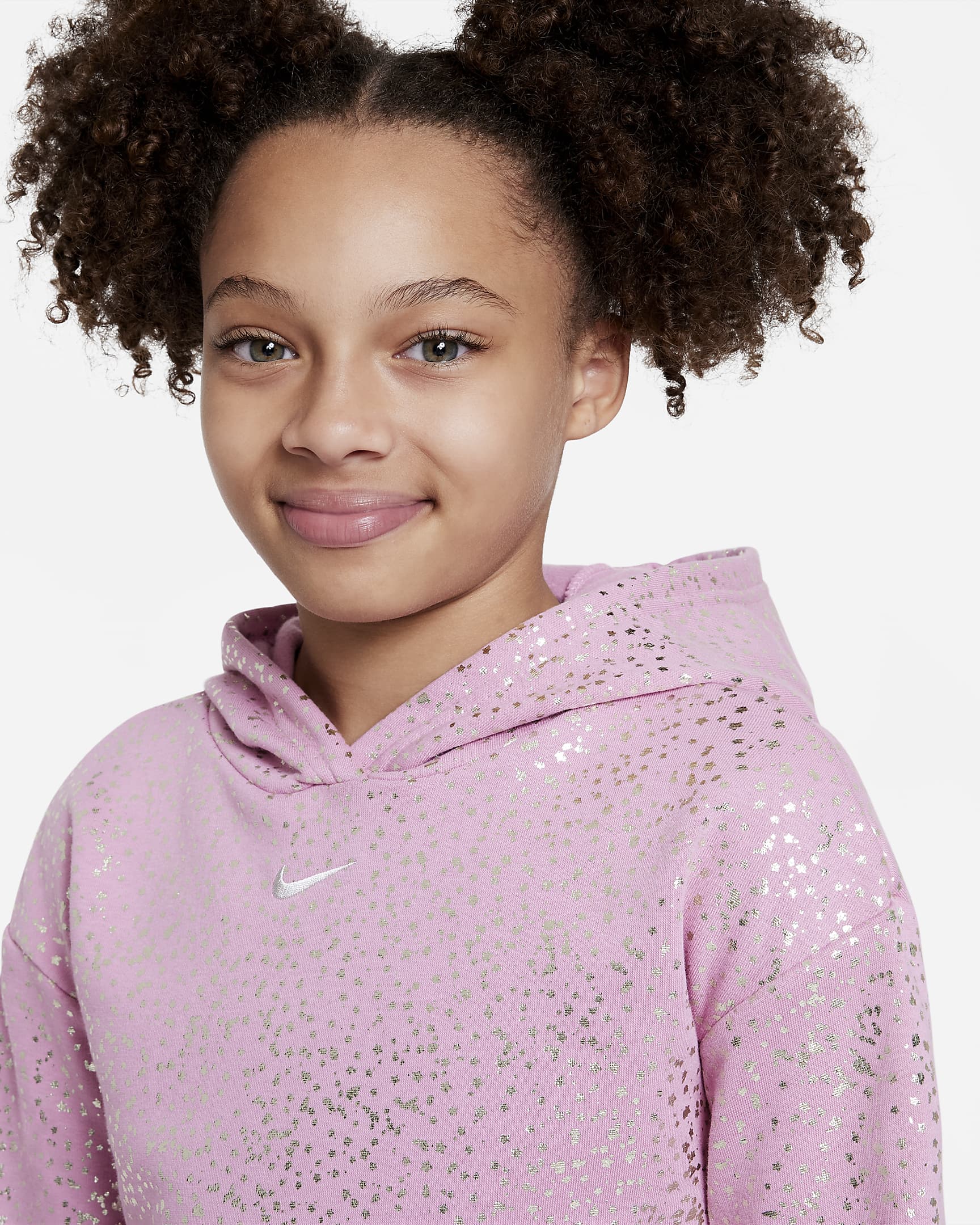 Nike Sportswear Older Kids' (Girls') Fleece Hoodie. Nike AT