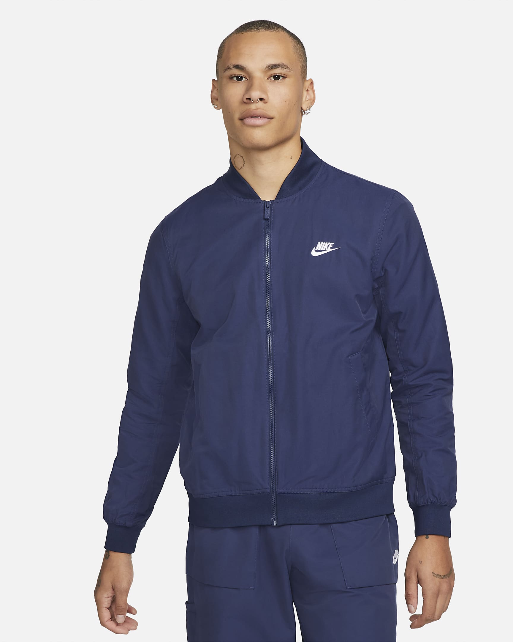 Nike Sportswear Sport Essentials Men's Woven Unlined Bomber Jacket. Nike BE